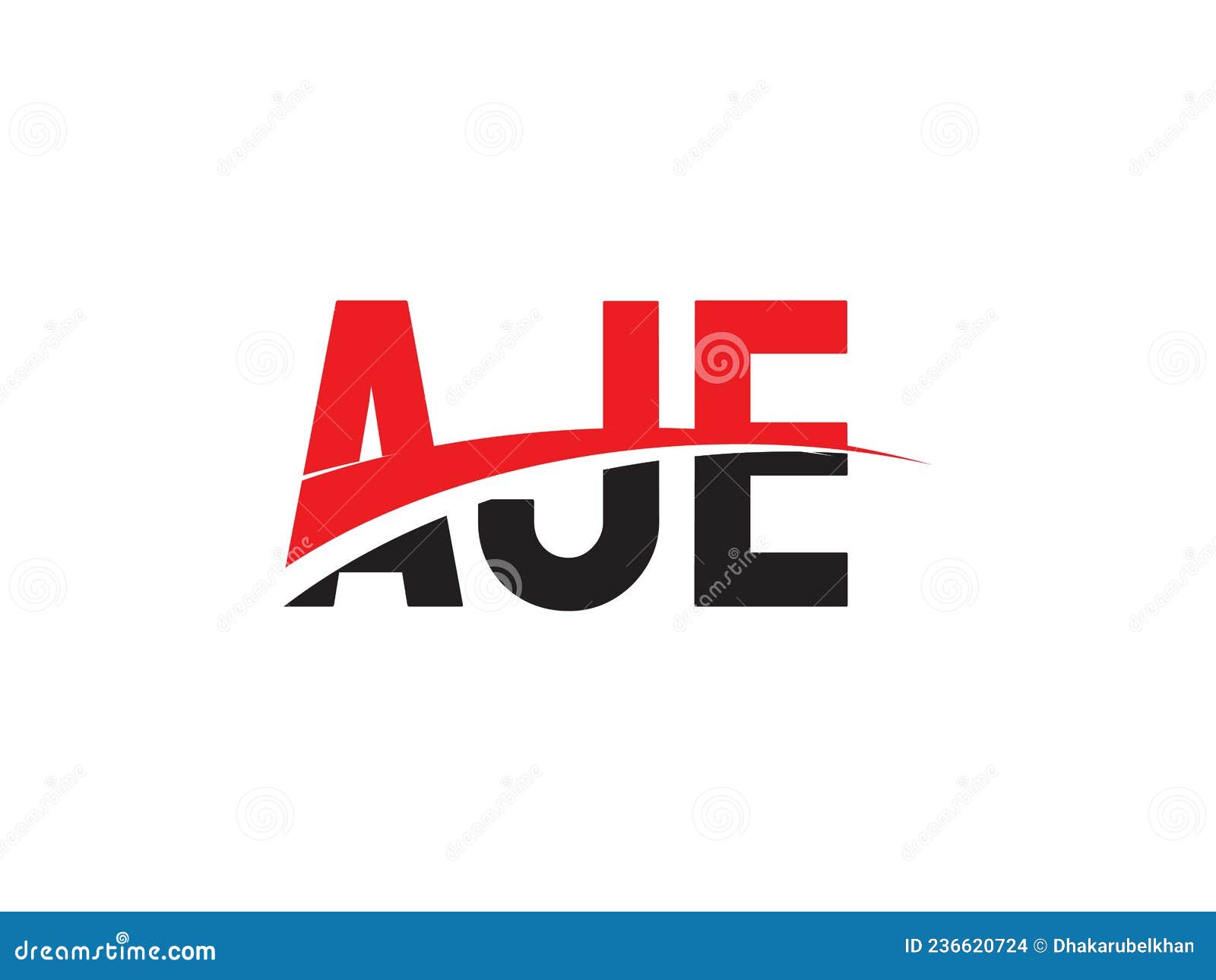 AJE Letter Initial Logo Design Vector Illustration Stock Vector ...
