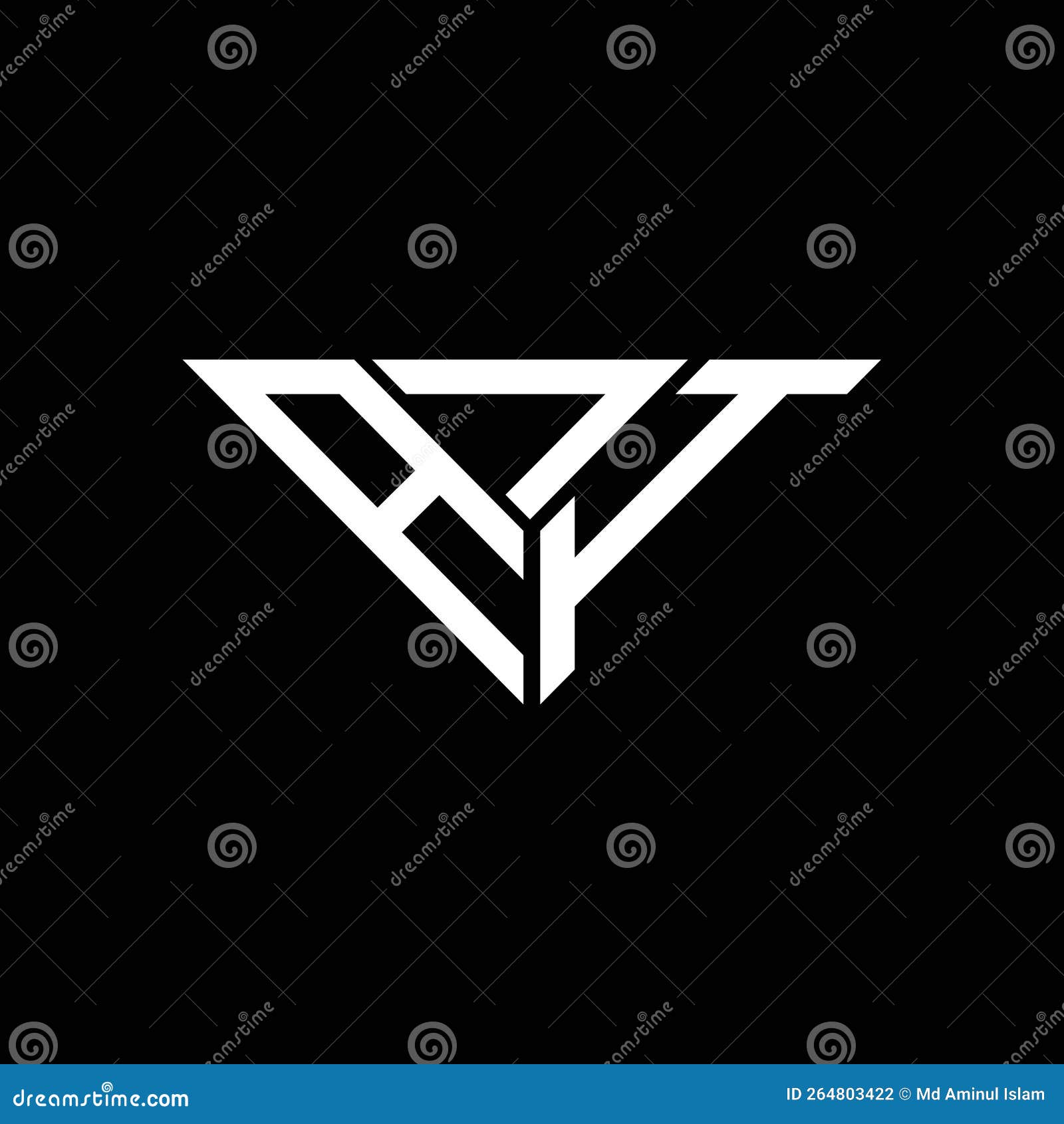 AJI Letter Logo Creative Design with Vector Graphic, Stock Vector ...