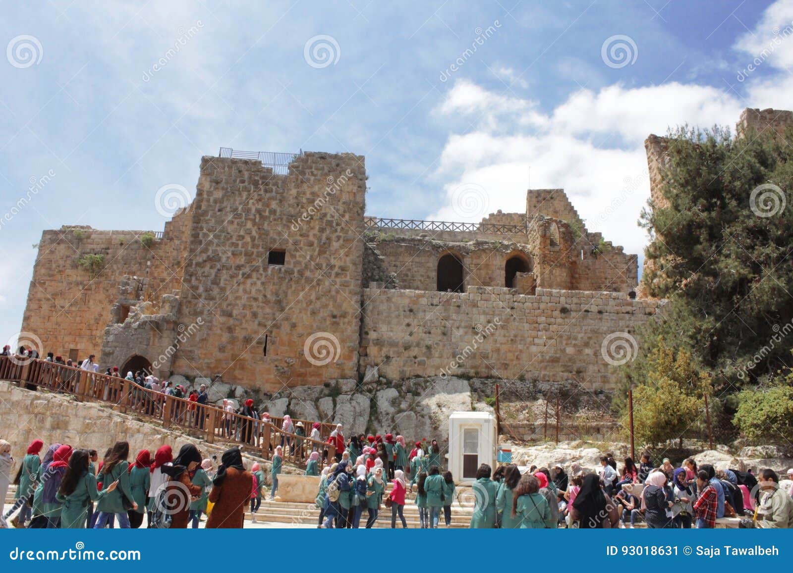 Ajloun, Castle, Jordan Valley, Jabal Ajlun, Mount Ajlun, Jordan, Middle ...