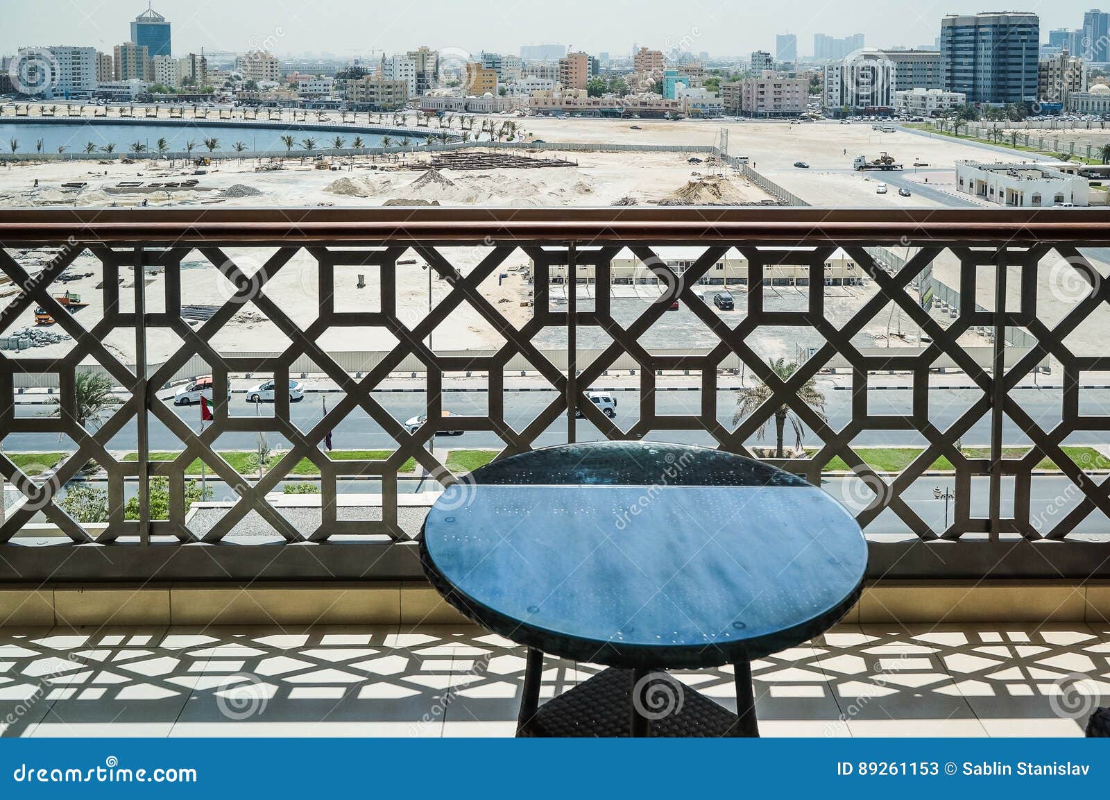 Ajman. August 2016. the View from the Room at Ajman Editorial Stock ...