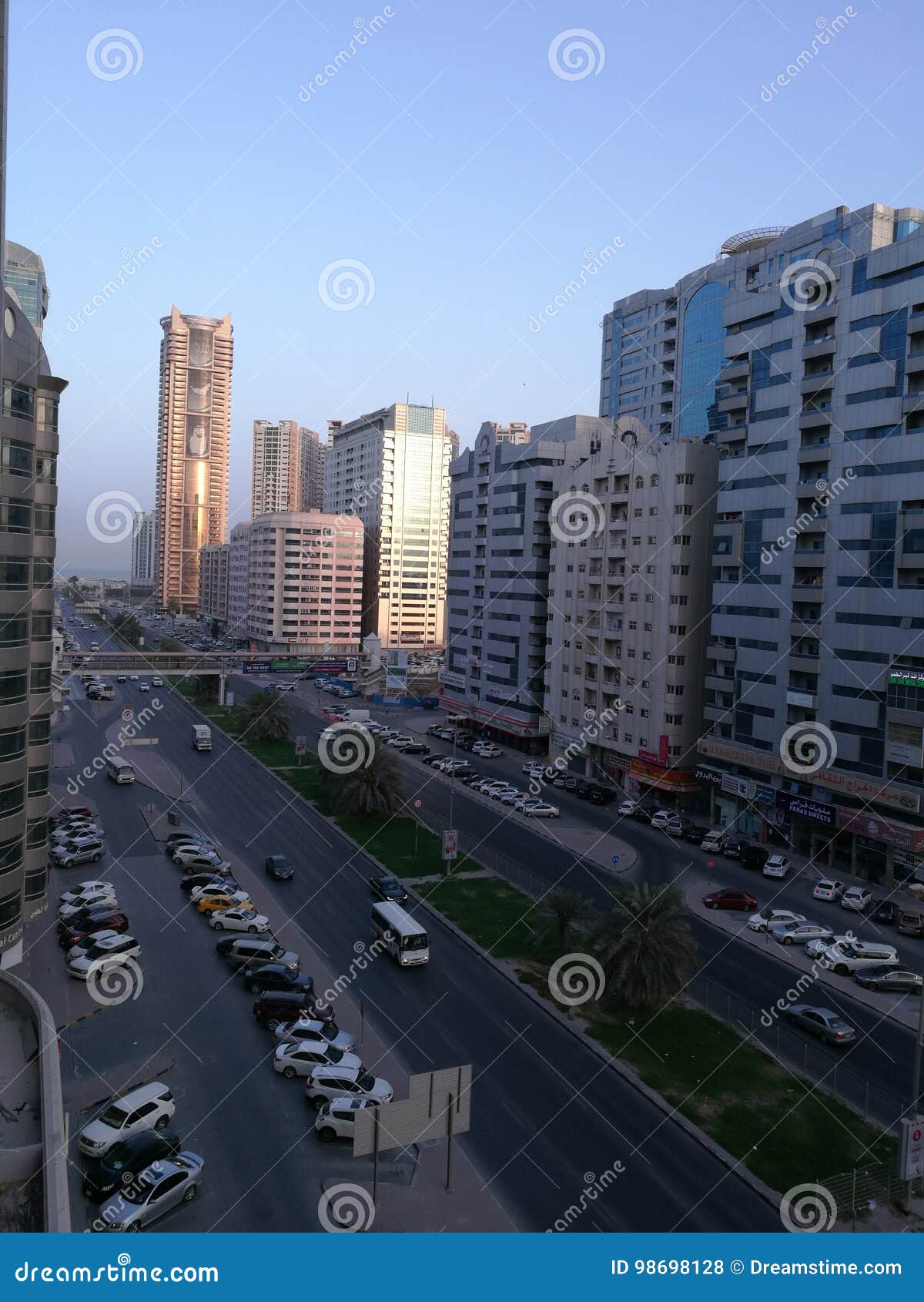 Ajman View editorial stock photo. Image of view, dubai - 98698128