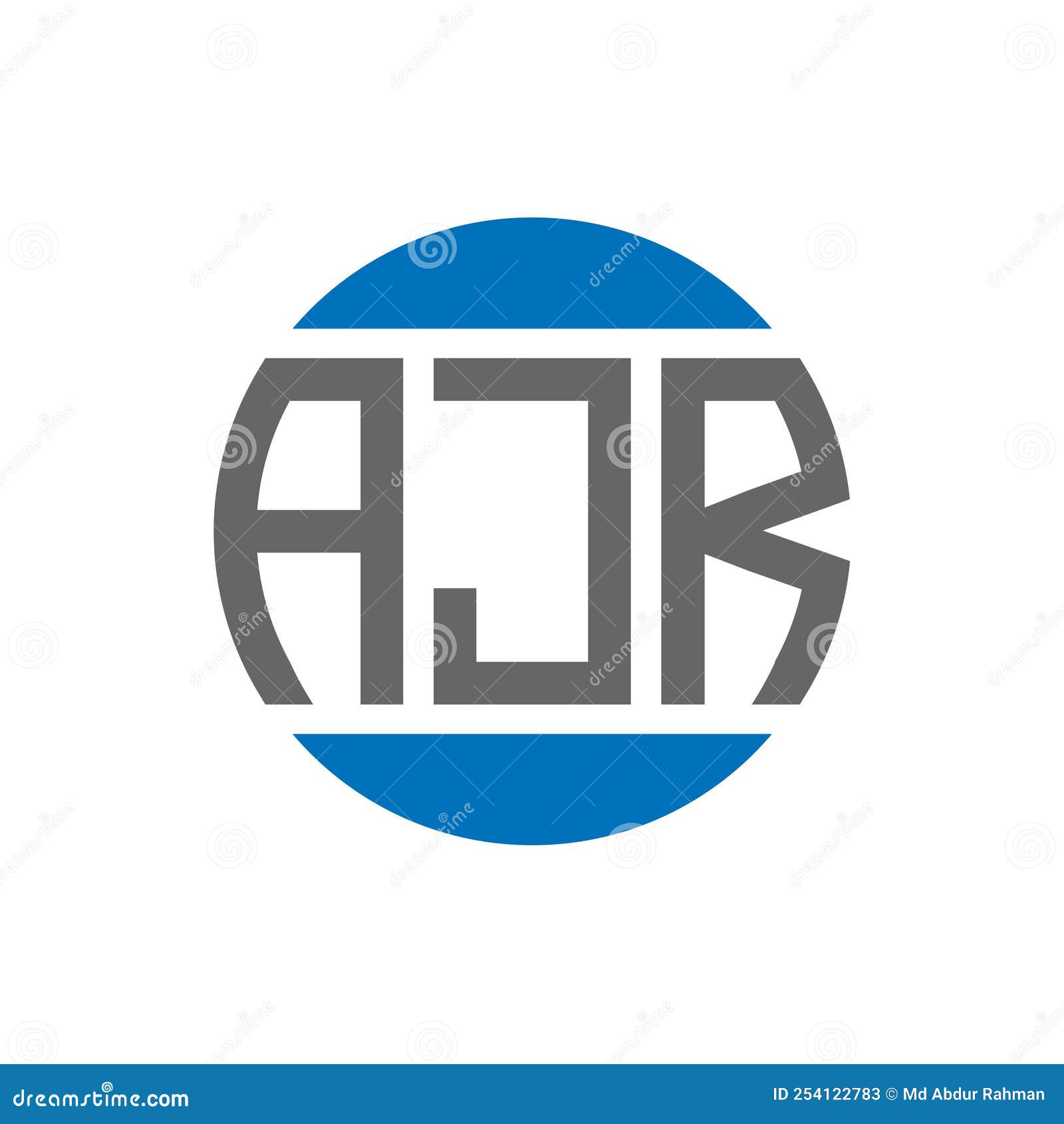 AJR Letter Logo Design On White Background. AJR Creative Initials ...