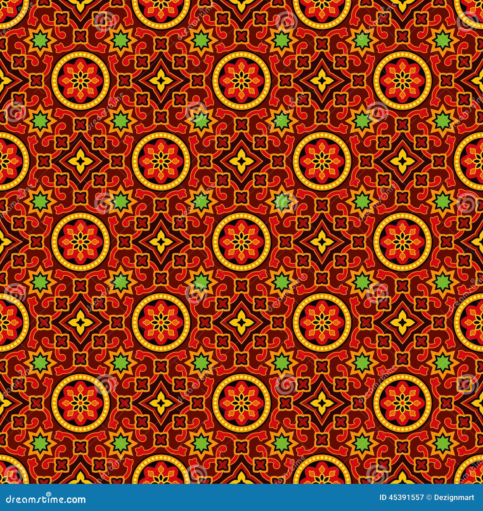 Ajrak Vector Pattern stock vector. Illustration of indusvalley - 45391557