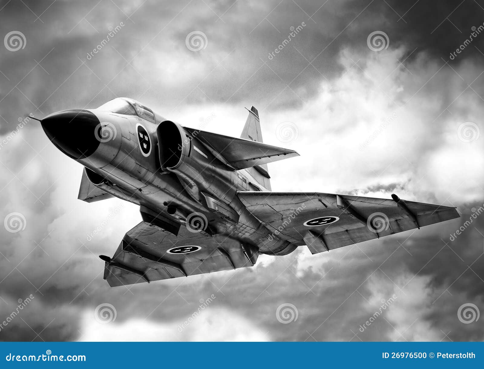 AJS 37 Viggen foto de archivo. Imagen de fuerza, sueco - 26976500