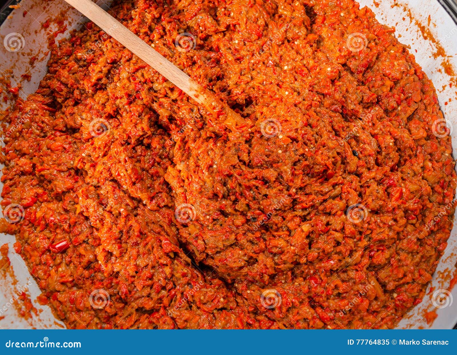 Ajvar stock image. Image of nutritive, ajvar, cooked - 77764835
