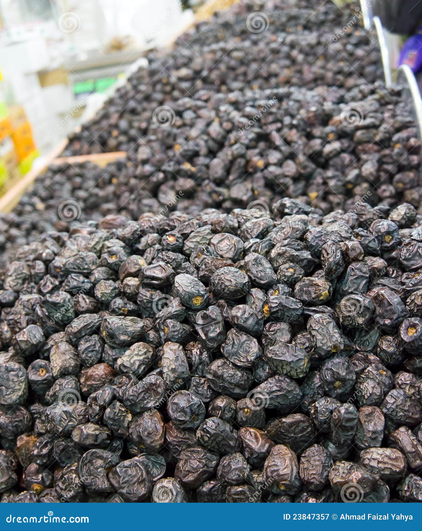 Ajwa Dates Being Sold at Dates Market in Medina Stock Image - Image of ...
