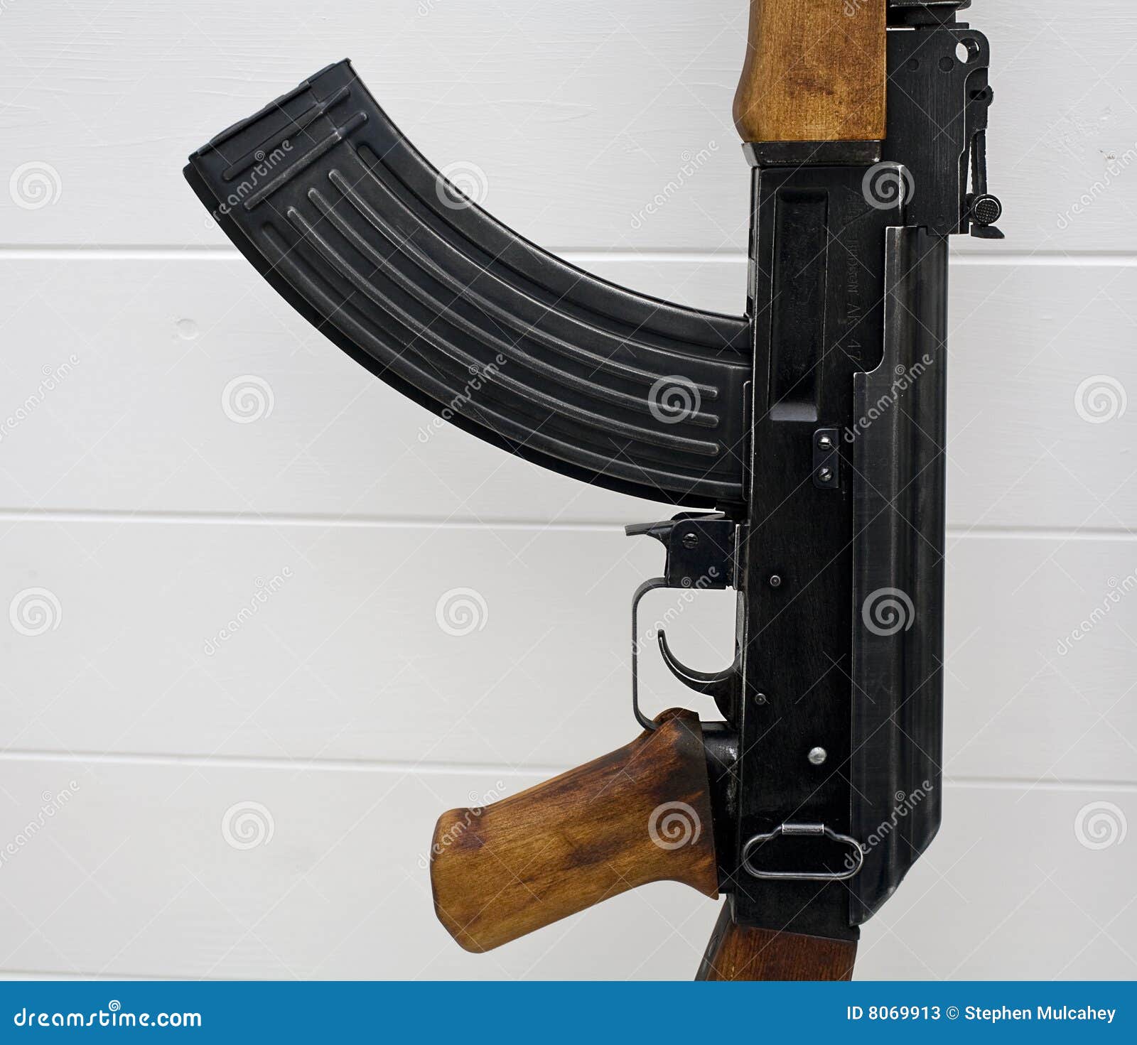 AK-47 Assault Rifle Close Up Stock Image - Image of firearm, tiled: 8069913
