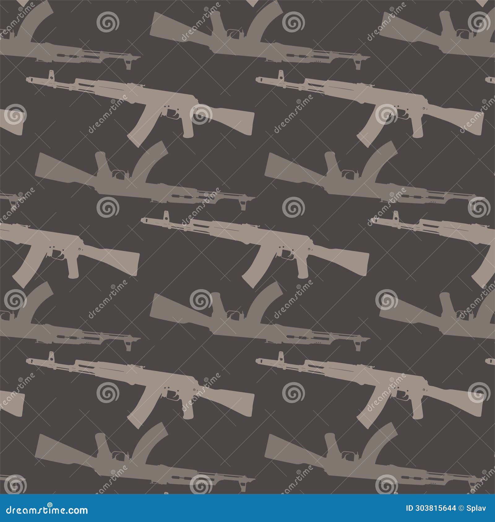 AK Gun Steamless Texture. Vector. Eps Stock Vector - Illustration of ...