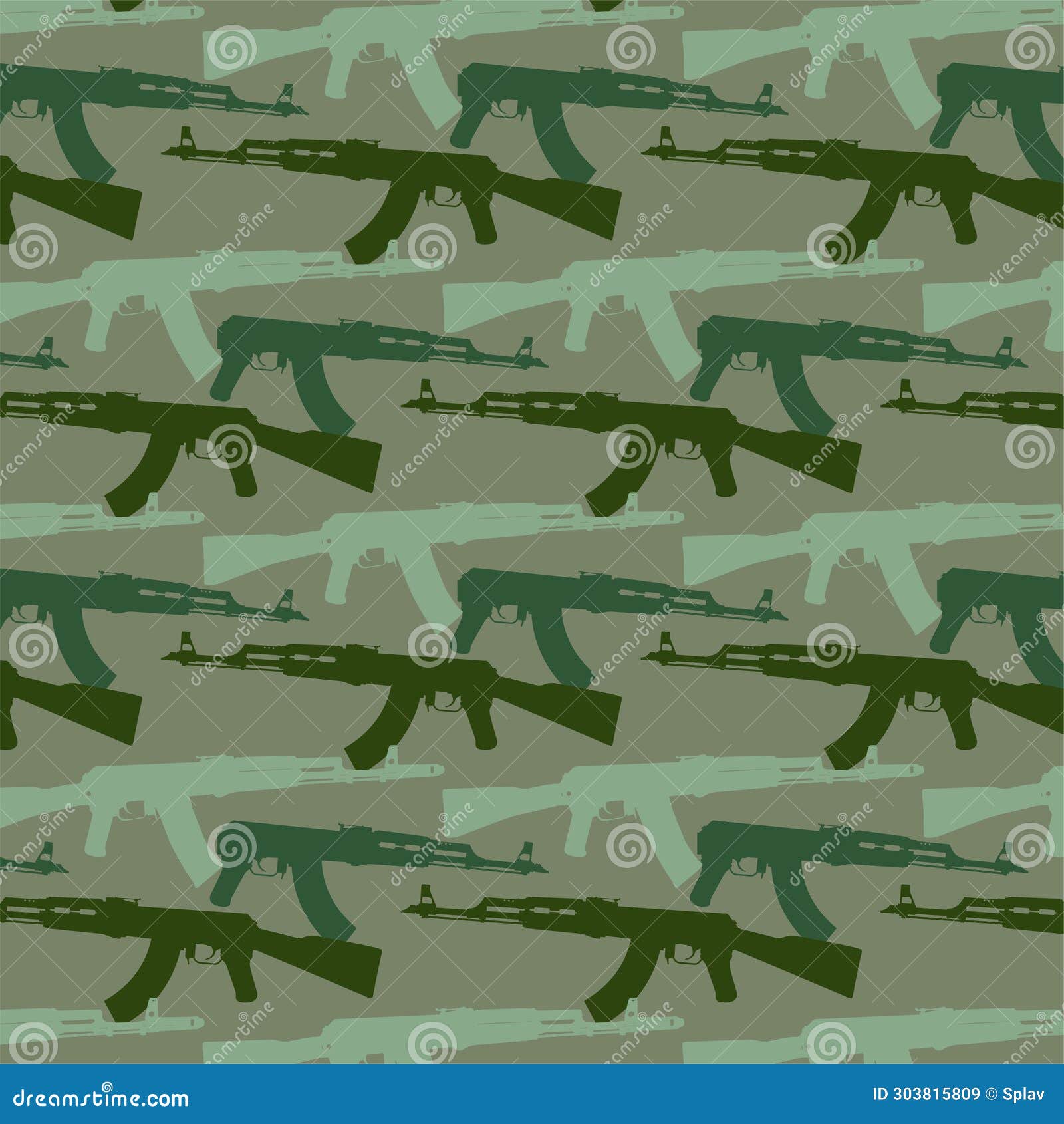 AK Gun Steamless Texture. Vector. Eps Stock Vector - Illustration of ...