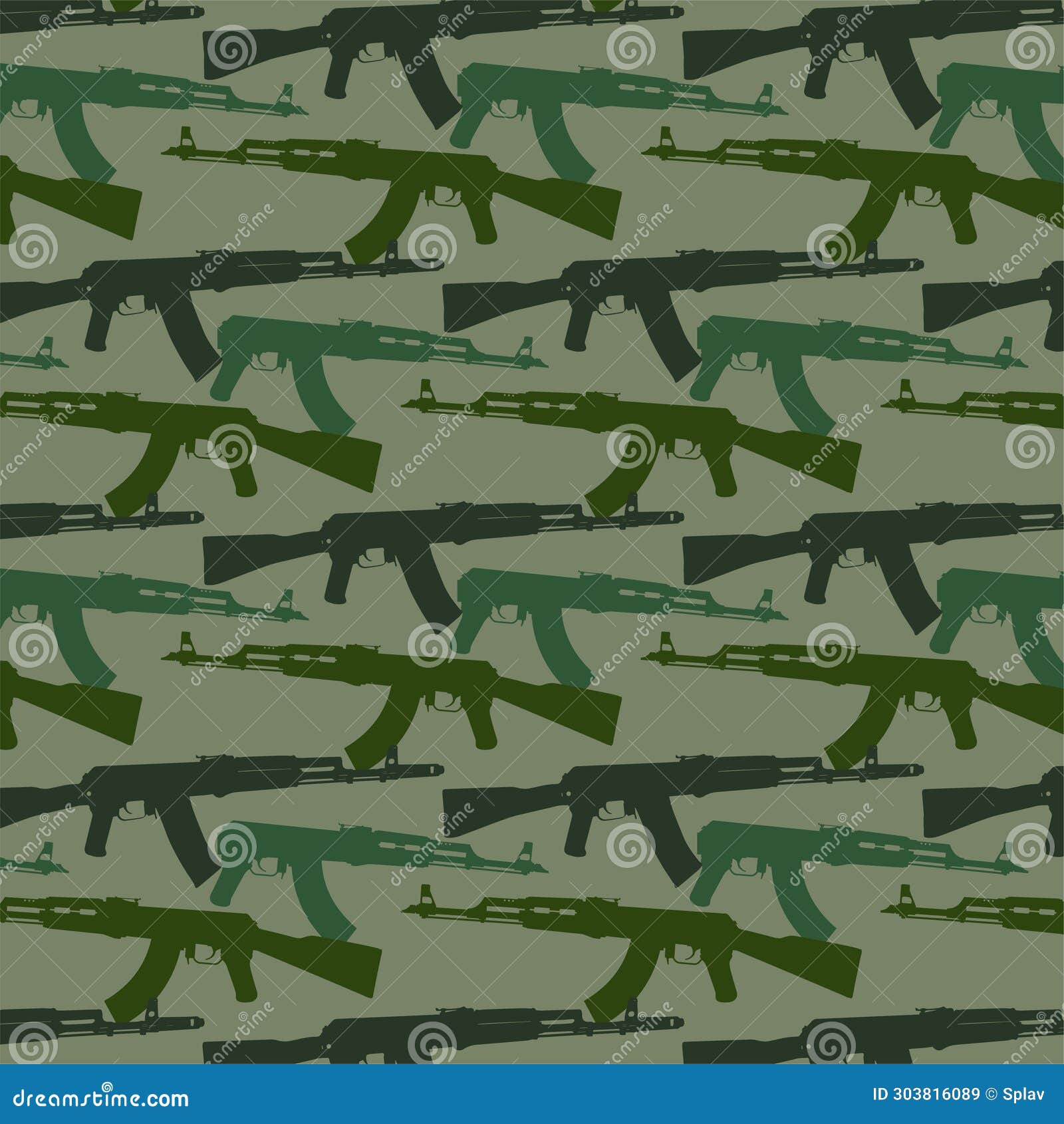 AK Gun Steamless Texture. Vector. Eps Stock Vector - Illustration of ...