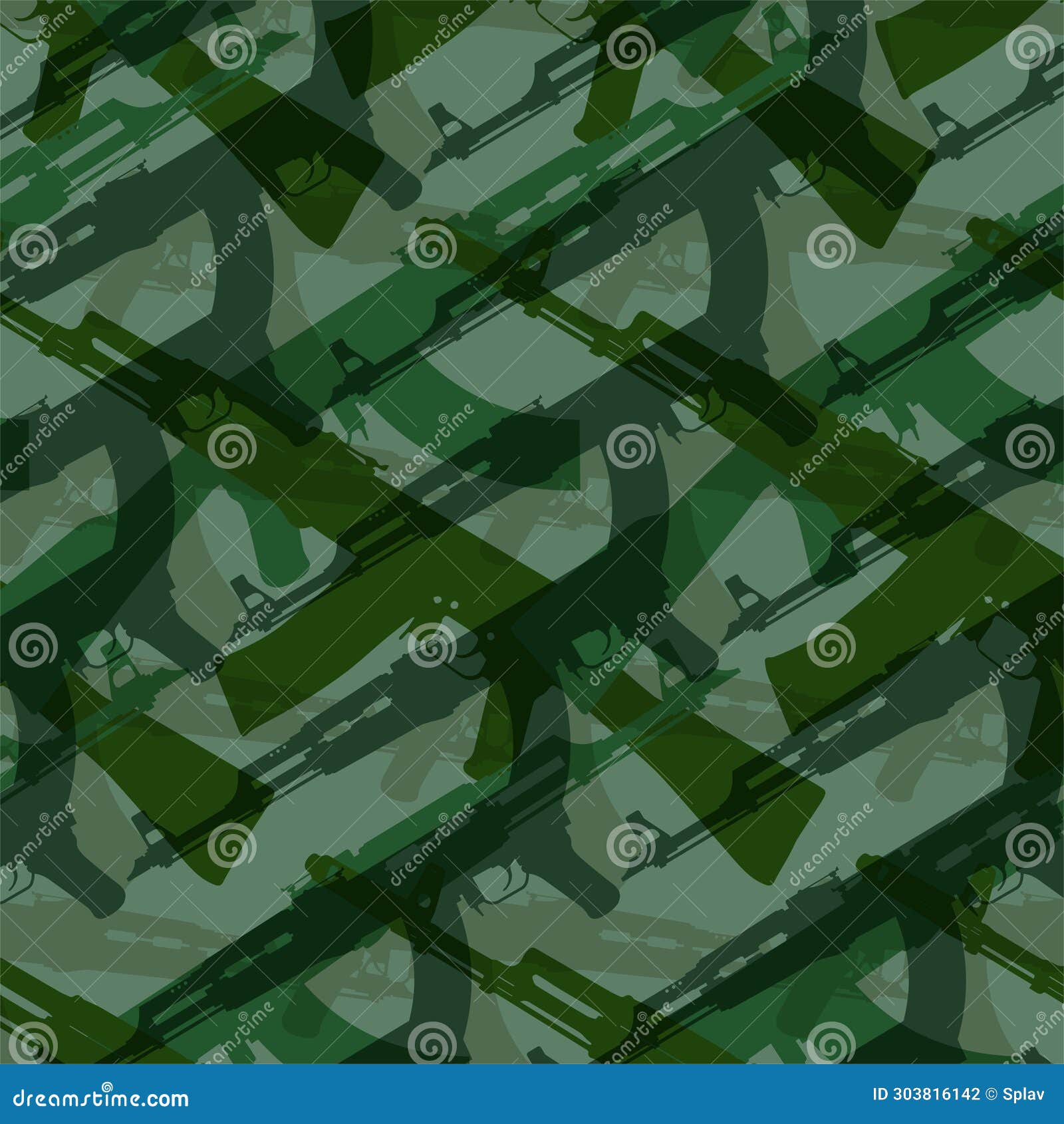 AK Gun Steamless Texture. Vector. Eps Stock Vector - Illustration of ...