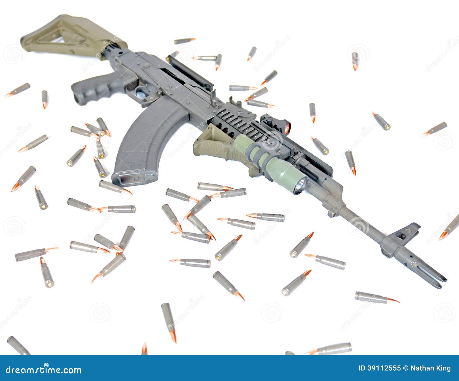 7.62x39 Kalashnikov High-explosive Incendiary Armor-piercing Ammunition ...