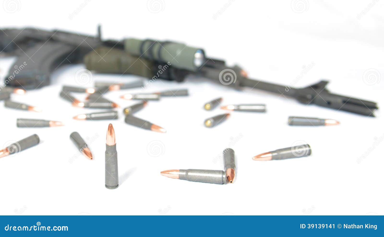 7.62x39 Kalashnikov High-explosive Incendiary Armor-piercing Ammunition ...