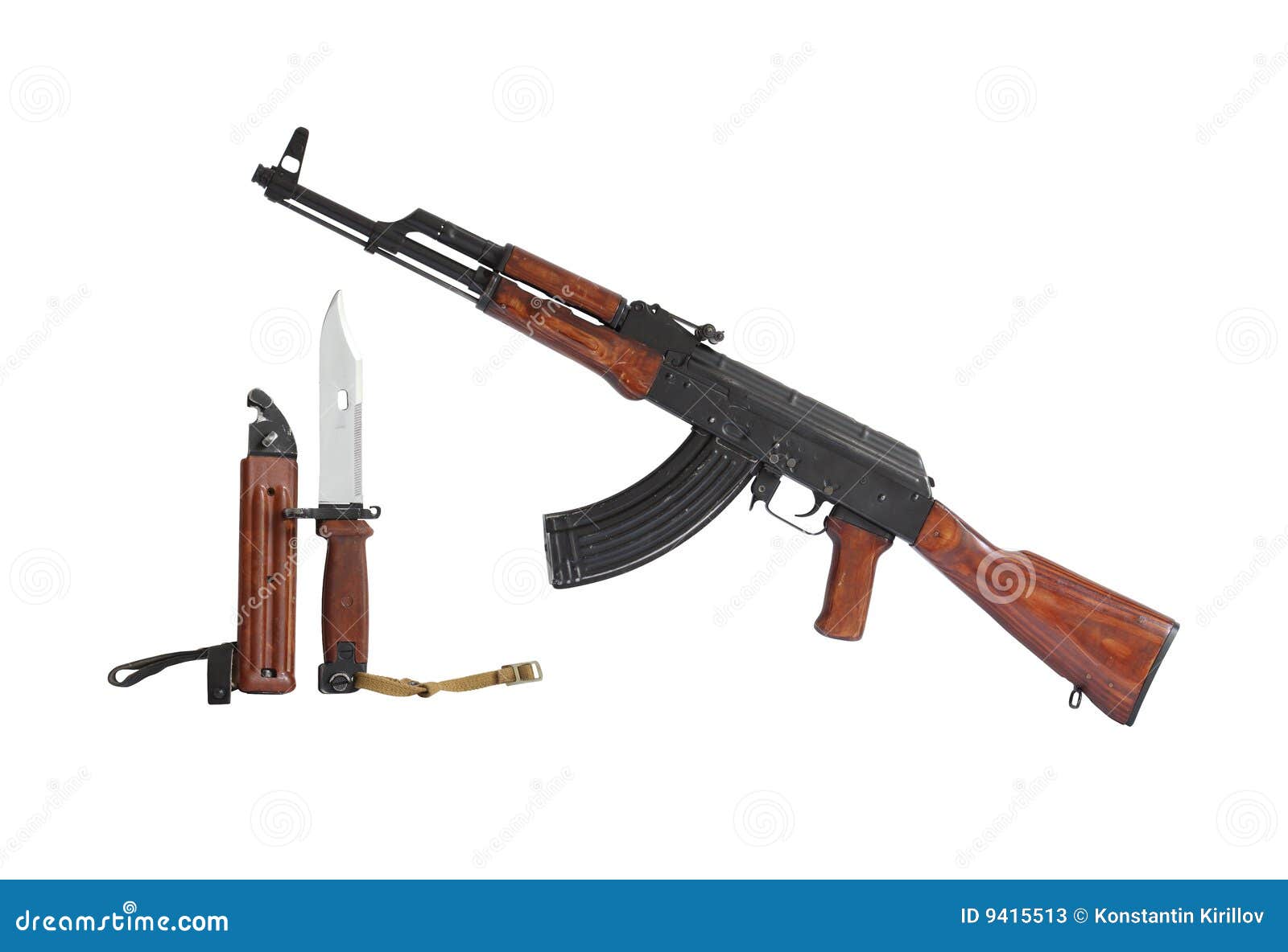 AK 47 Submachine Gun