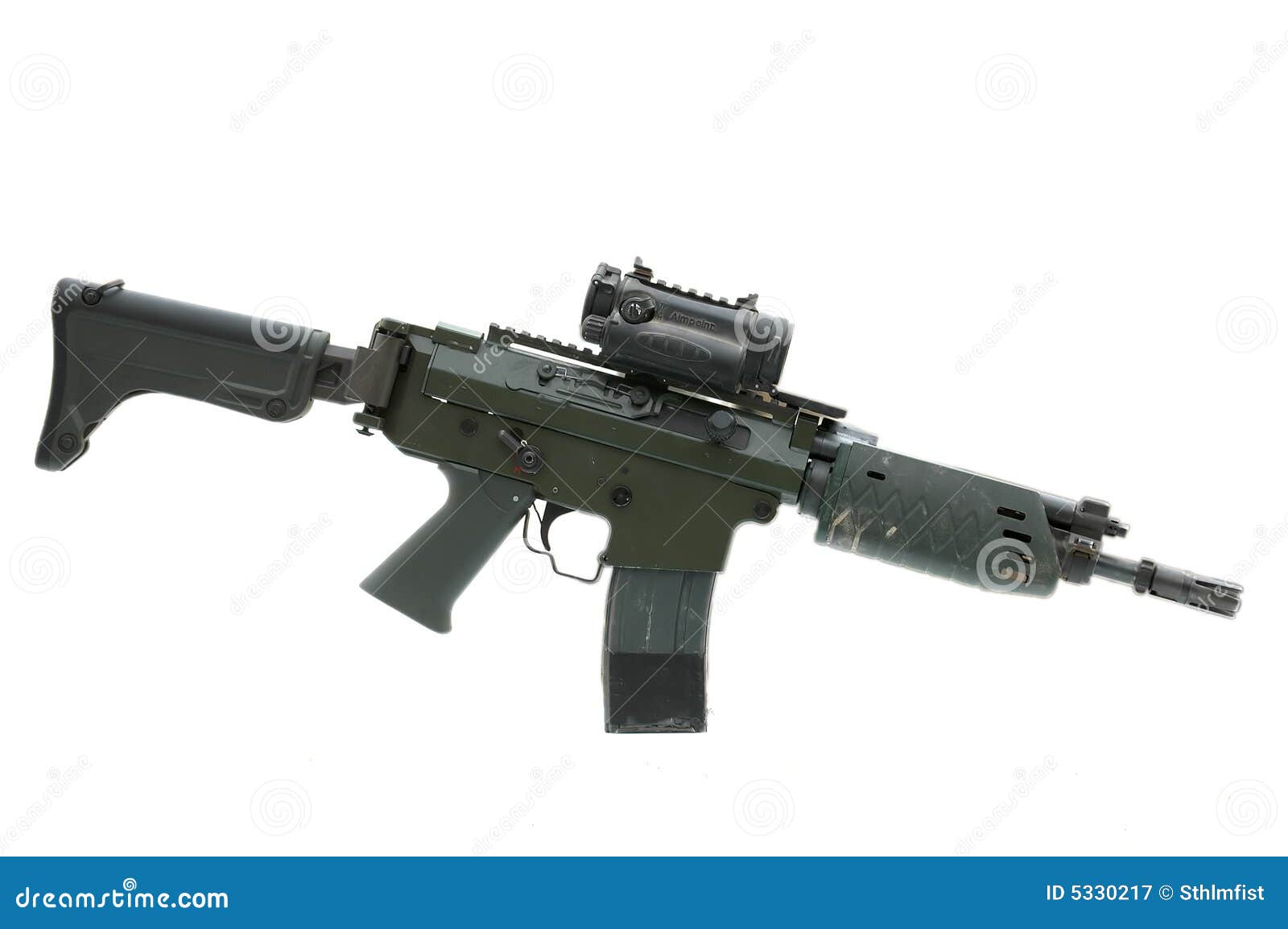 AK5C Assault Rifle by Fabrique Nationale Carabine Stock Image - Image ...