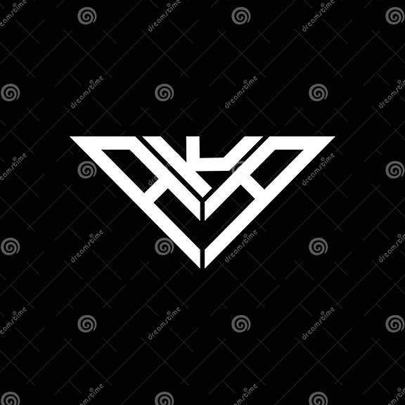 AKA Letter Logo Creative Design with Vector Graphic, Stock Vector ...