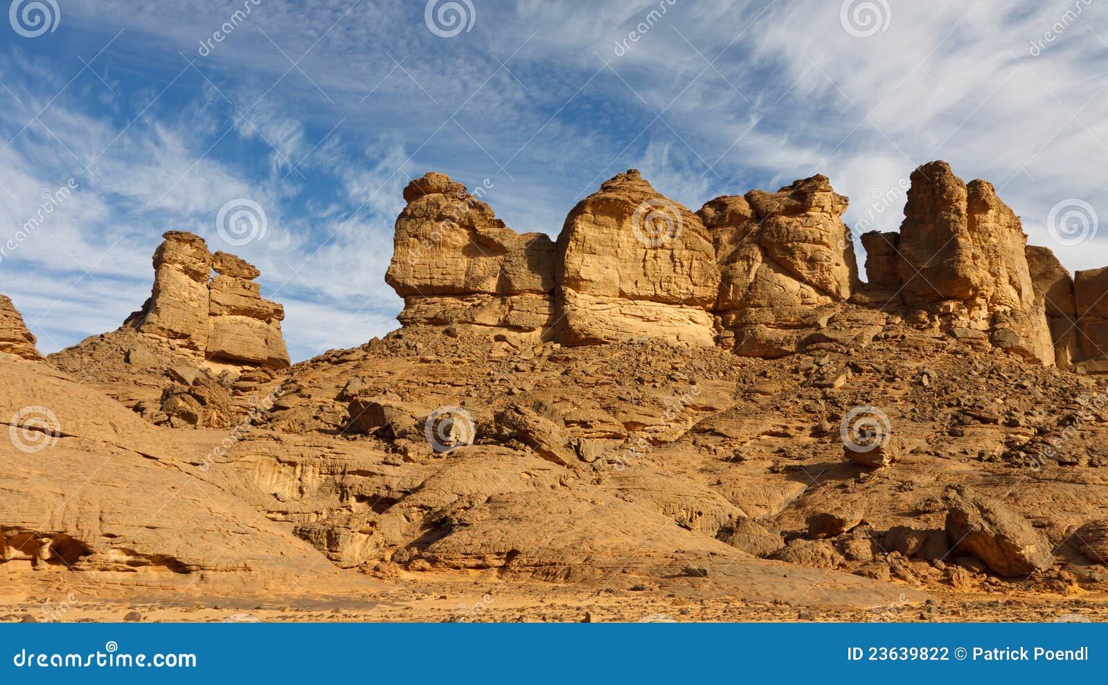 Akakus Mountains, Sahara Desert, Libya Stock Photo - Image of rock ...