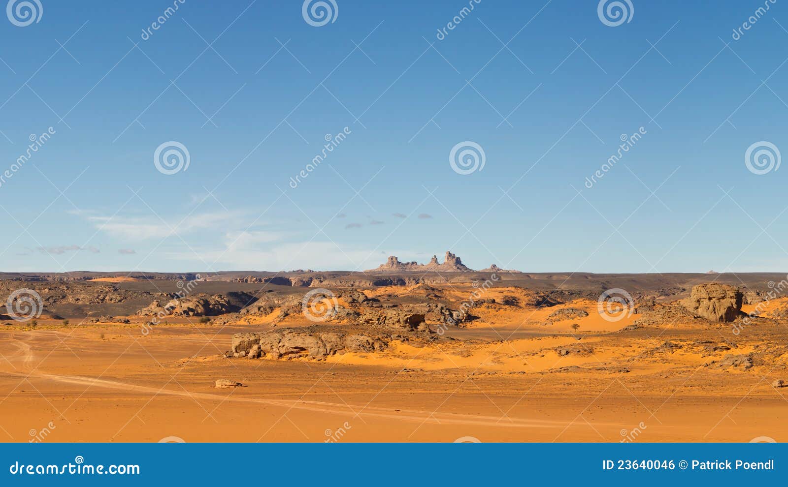 Akakus Mountains Scenery, Sahara, Libya Stock Photo - Image of sand ...
