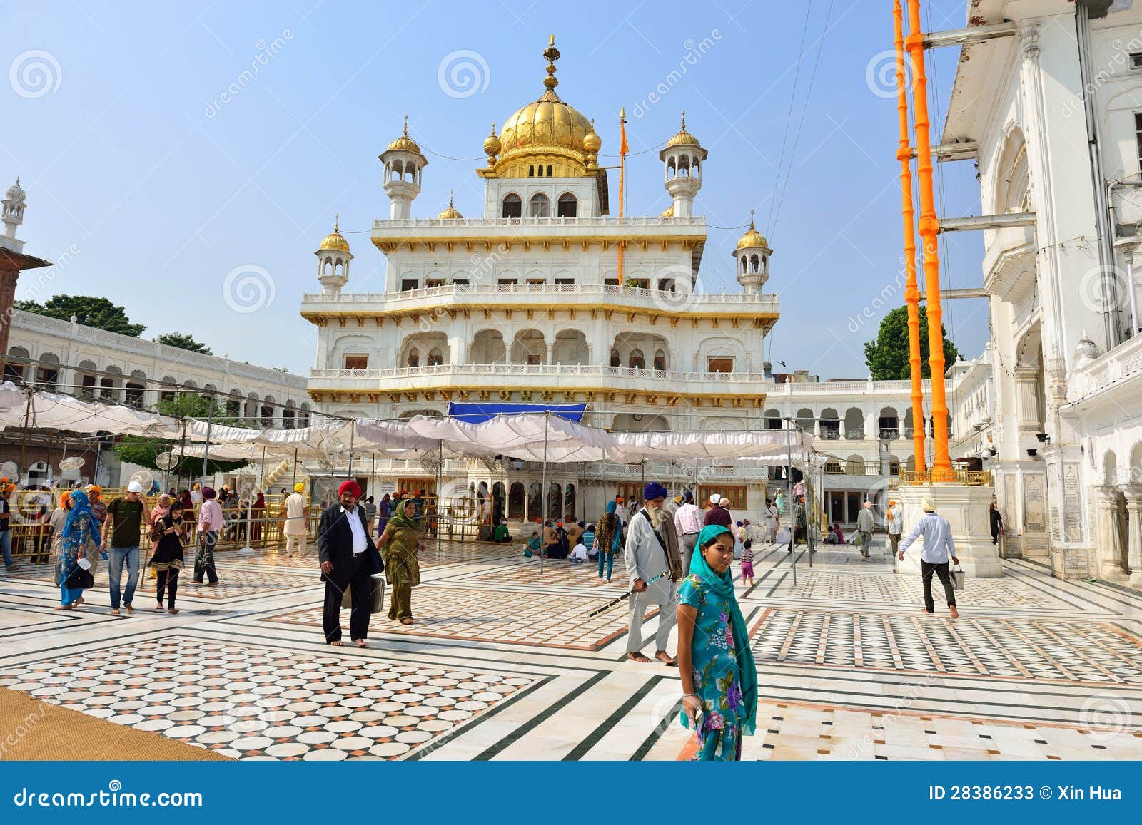 Akal Takht in the Golden Temple, Amritsar Editorial Stock Photo - Image ...