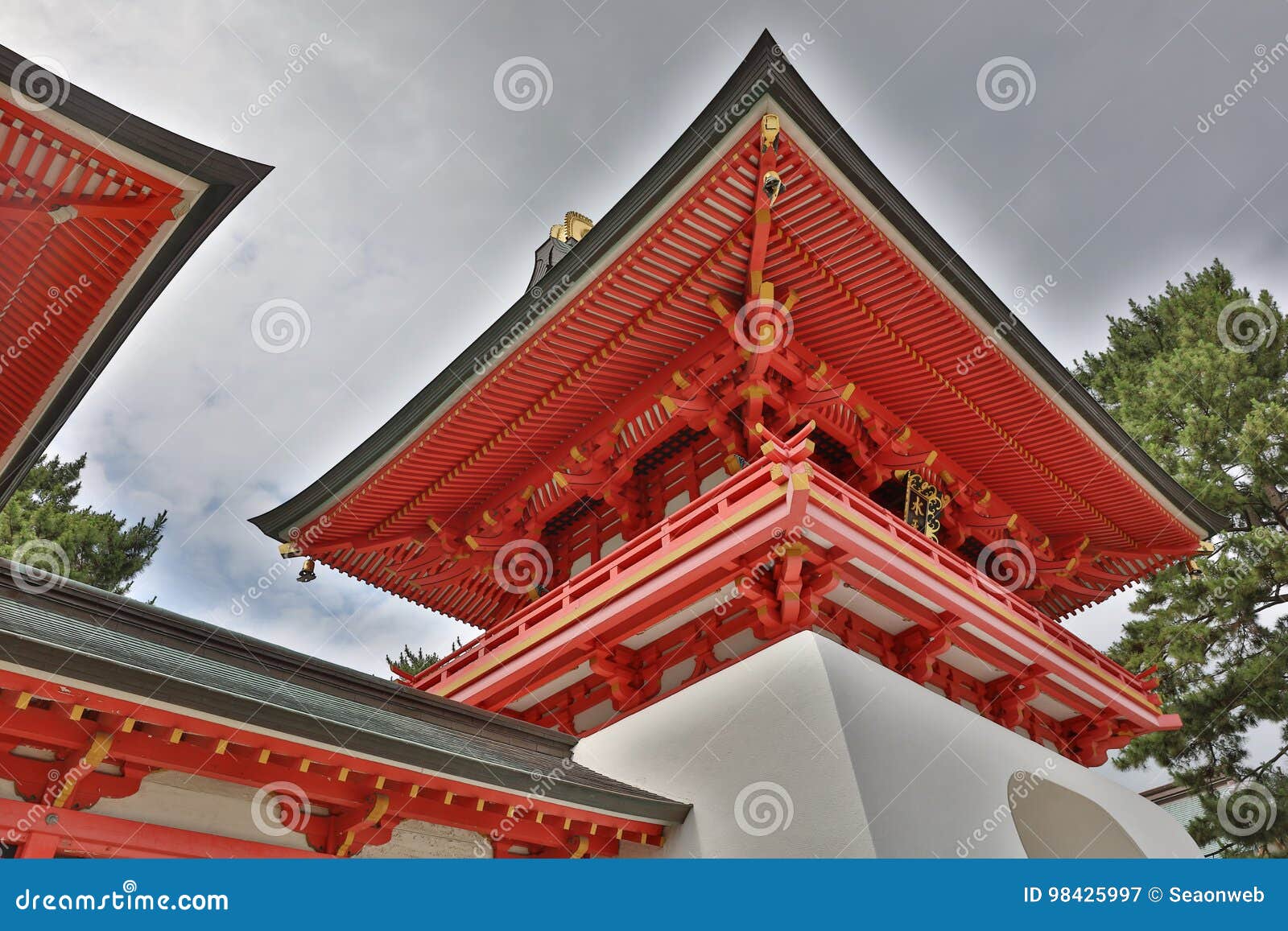 Akama Shrine in Shimonoseki, Japan Stock Image - Image of historic ...
