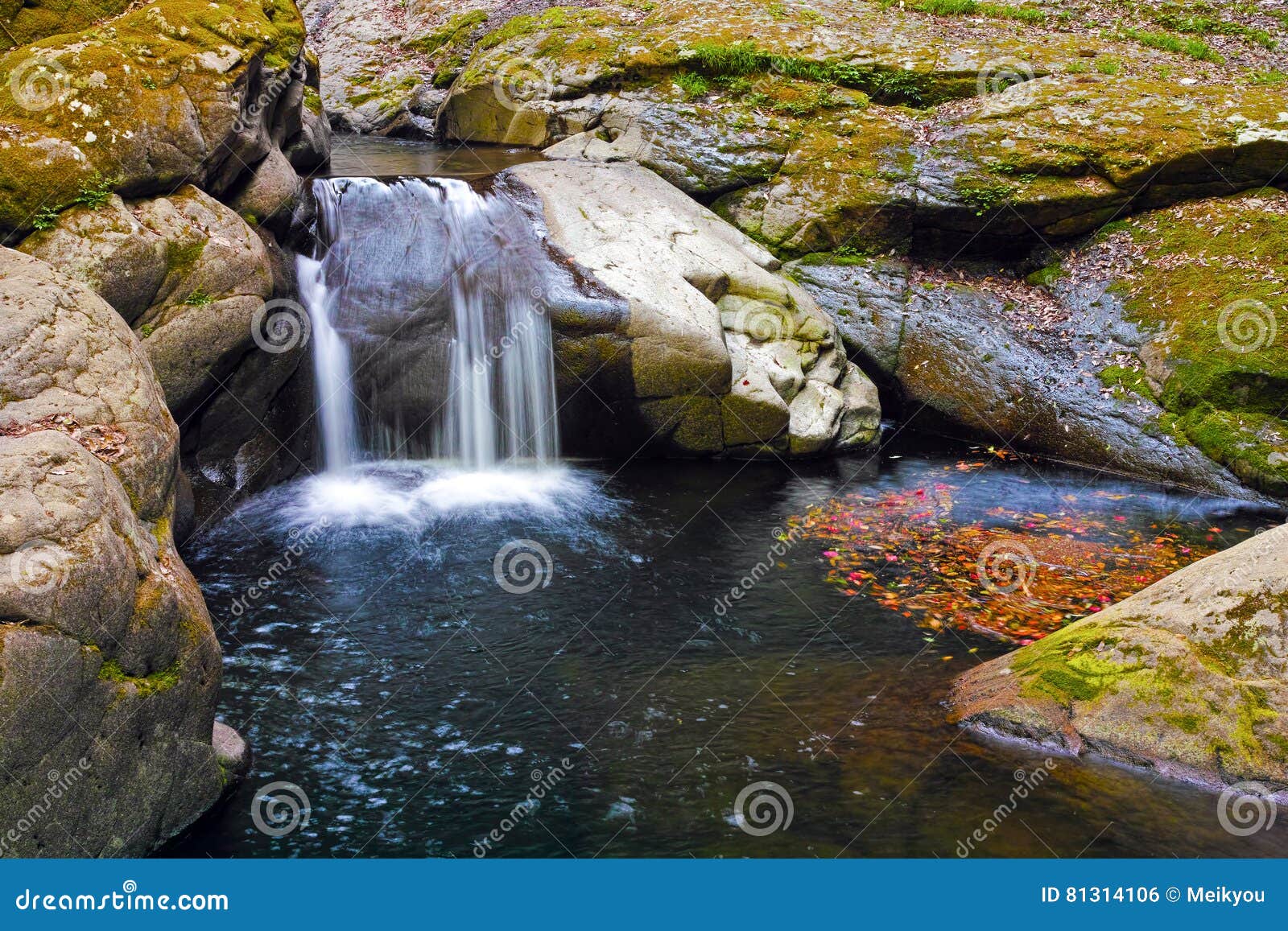 Akame Falls stock photo. Image of garden, liquid, color - 81314106