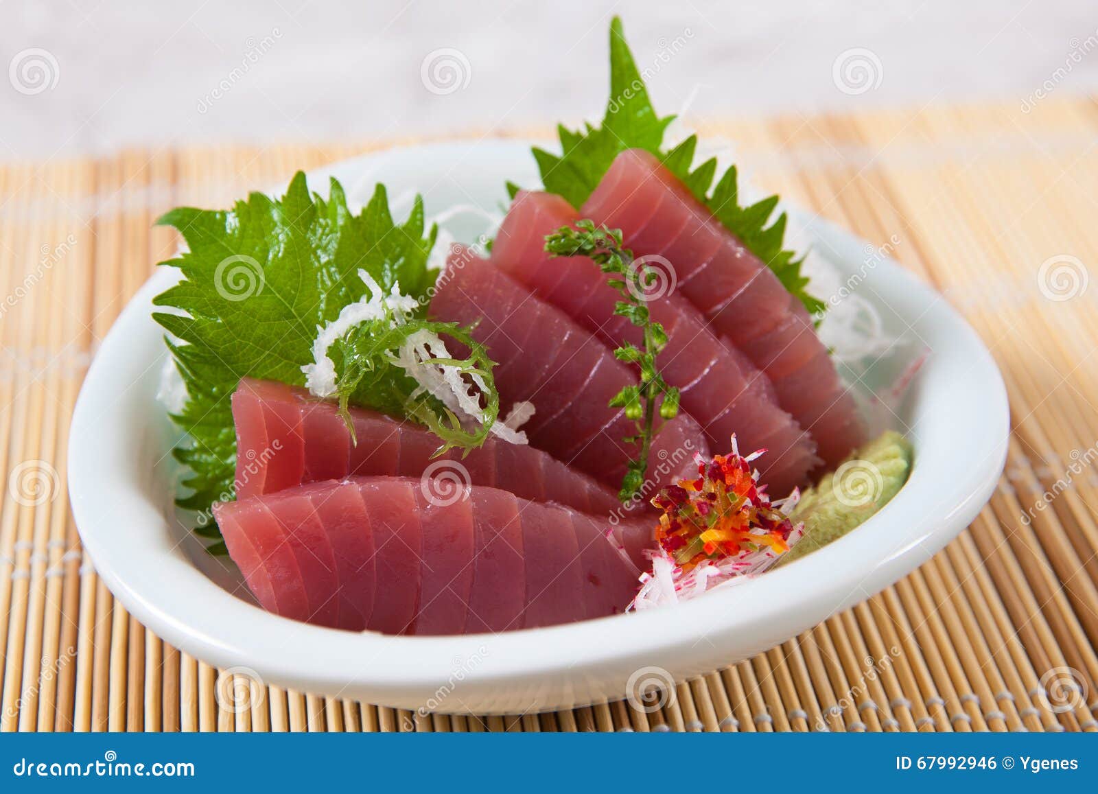 Akami (Tonijn) Sashimi stock foto. Image of aziatisch - 67992946