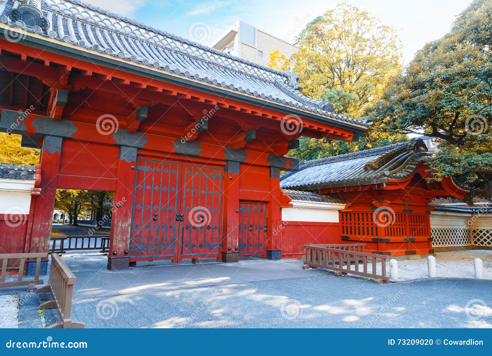 Akamon Red Gate at Tokyo University Stock Photo - Image of academy ...