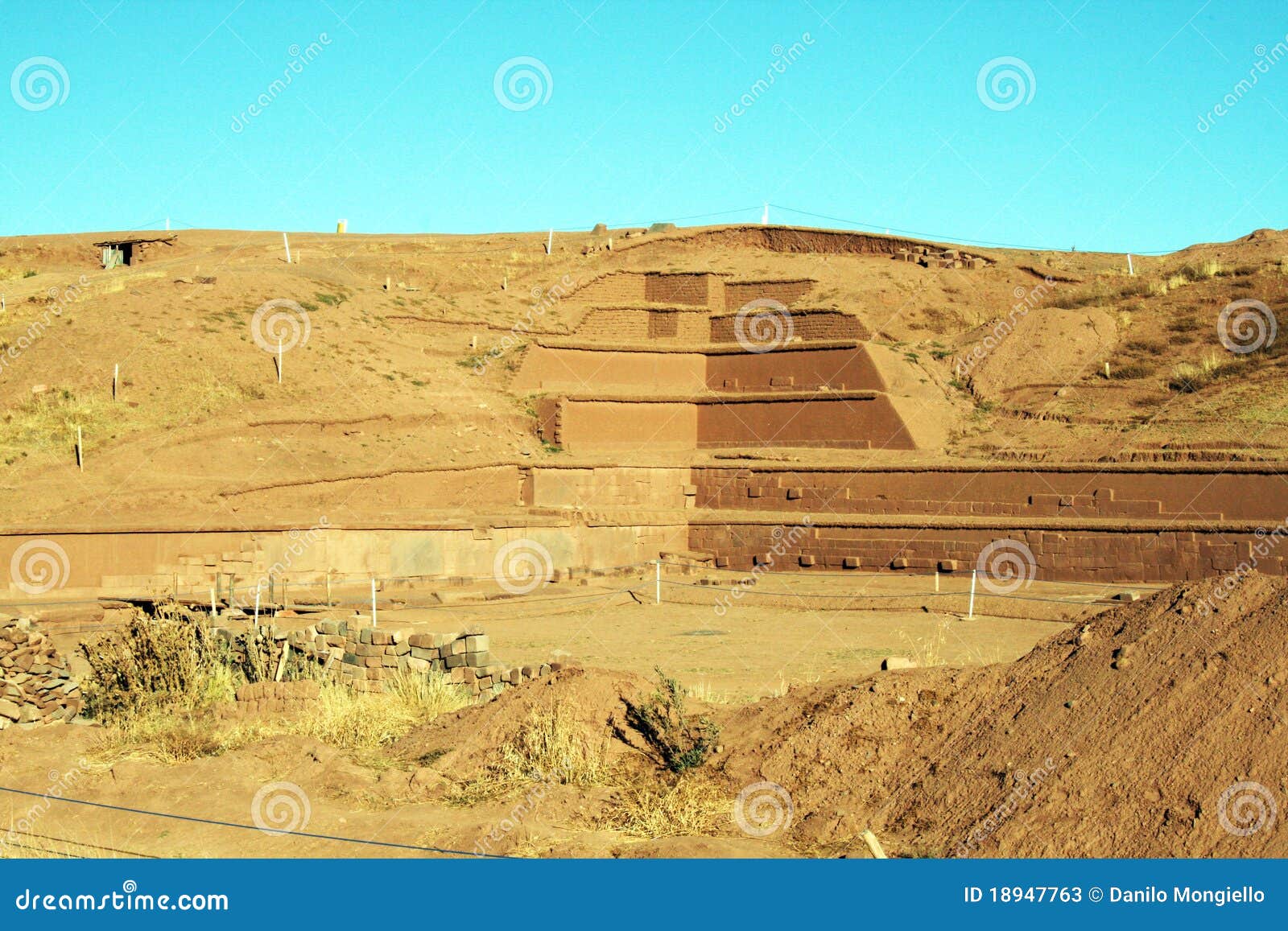 Akapana stock image. Image of incas, archaeology, akapana - 18947763