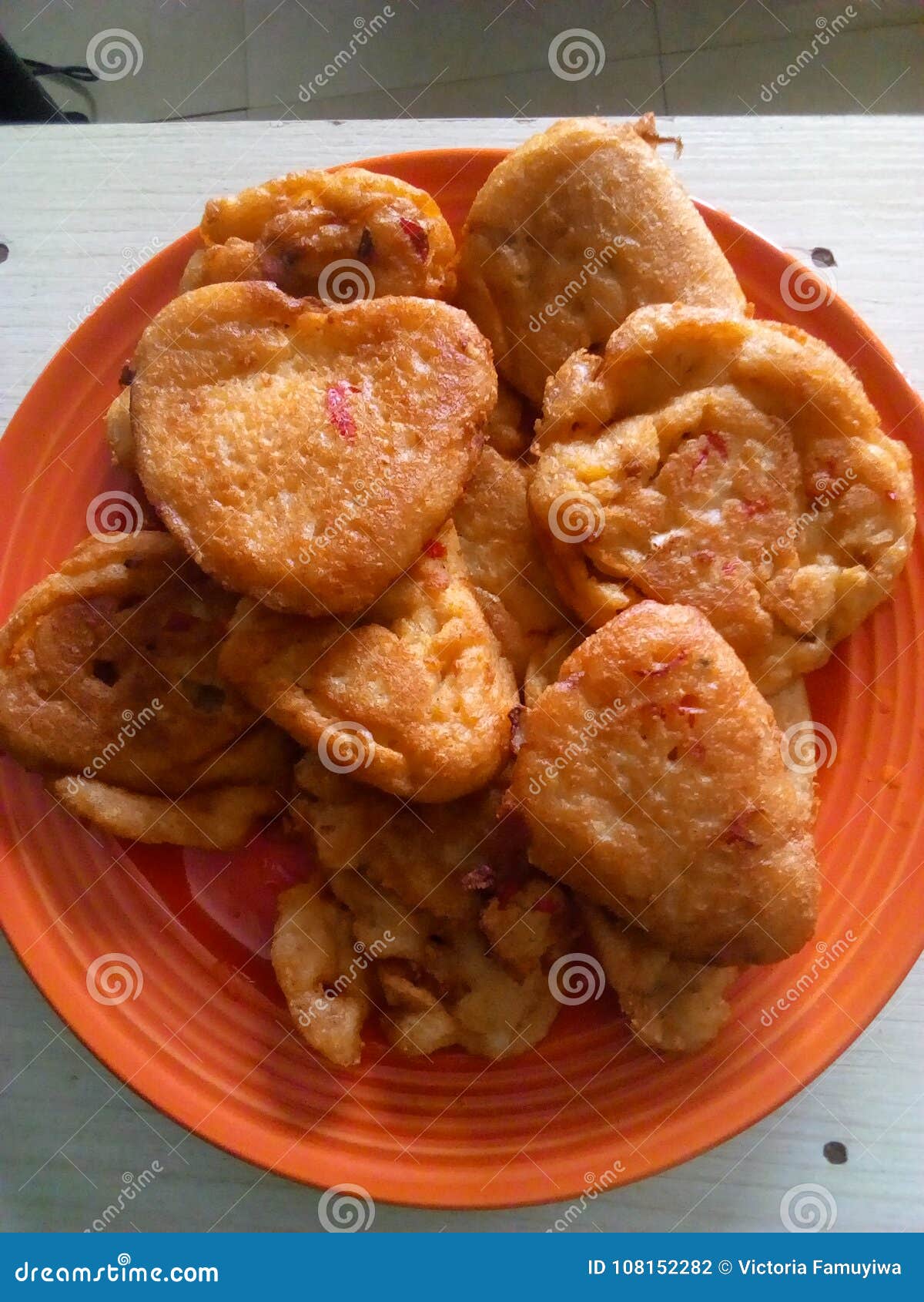 Akara stock photo. Image of african, dish, akara, fried - 108152282