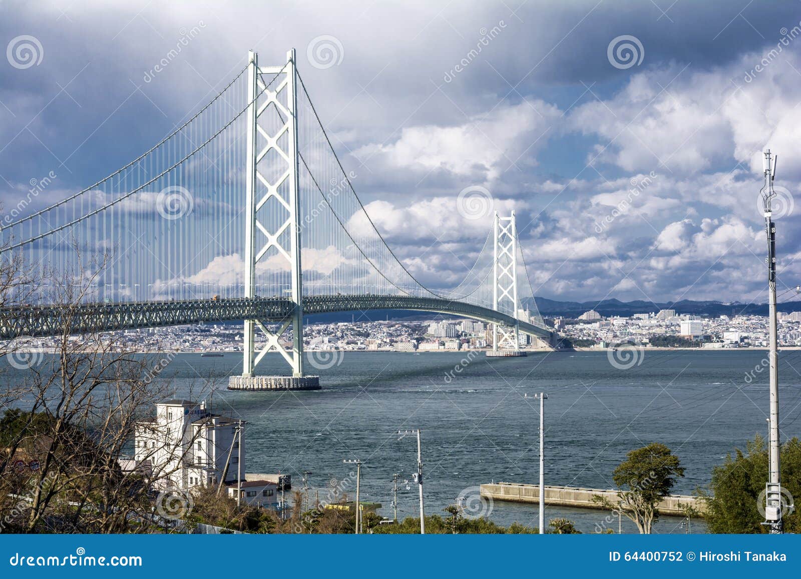 Akashi Kaikyo Bridge, World Longest Suspension Metal Bridge Royalty ...