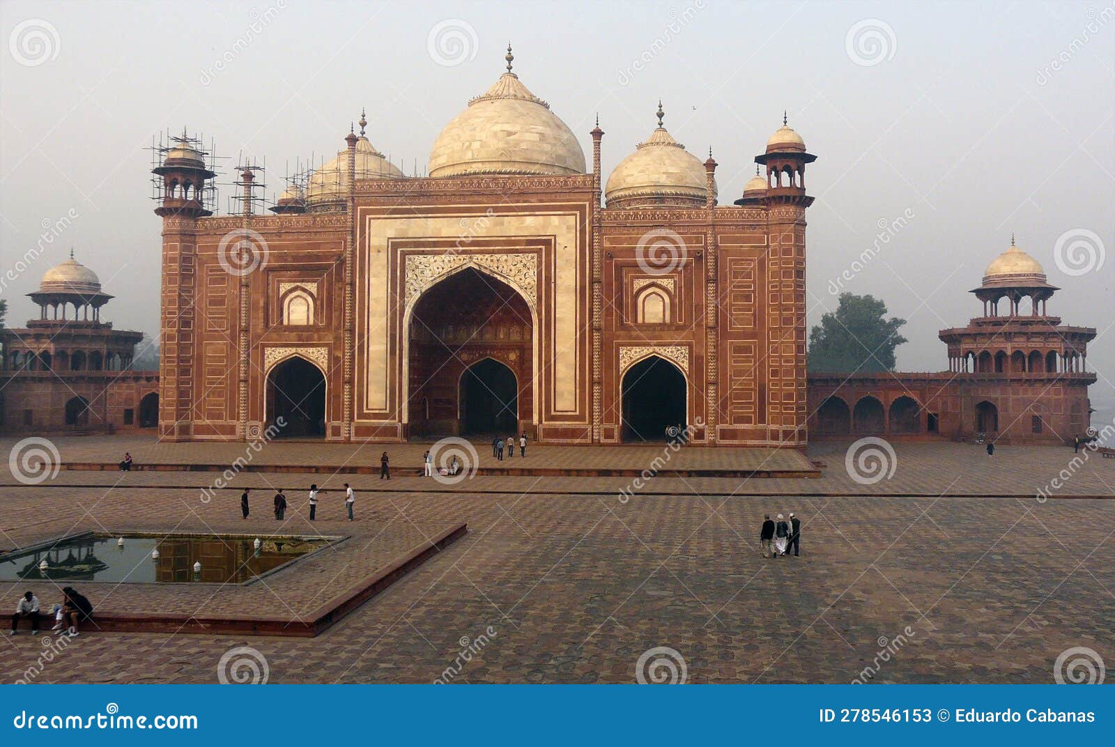Akbar the Great - Sikandra, Agra, India Stock Image - Image of ...
