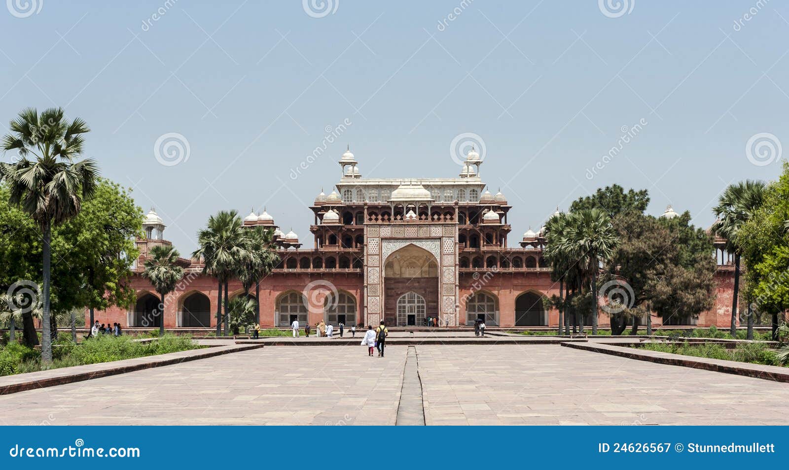 Akbar s tomb, Agra, India editorial photography. Image of muslim - 24626567