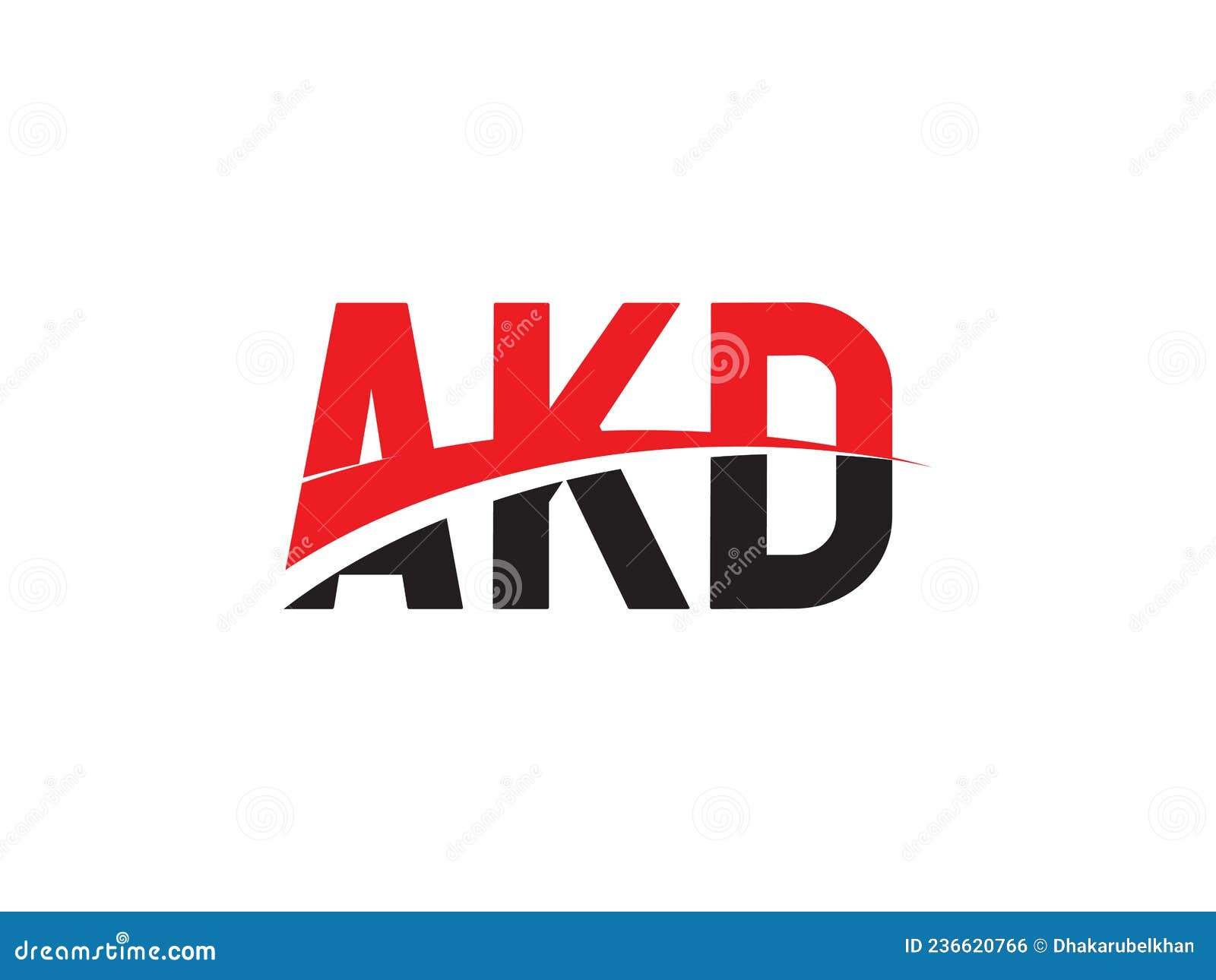 AKD Letter Initial Logo Design Vector Illustration Stock Vector ...