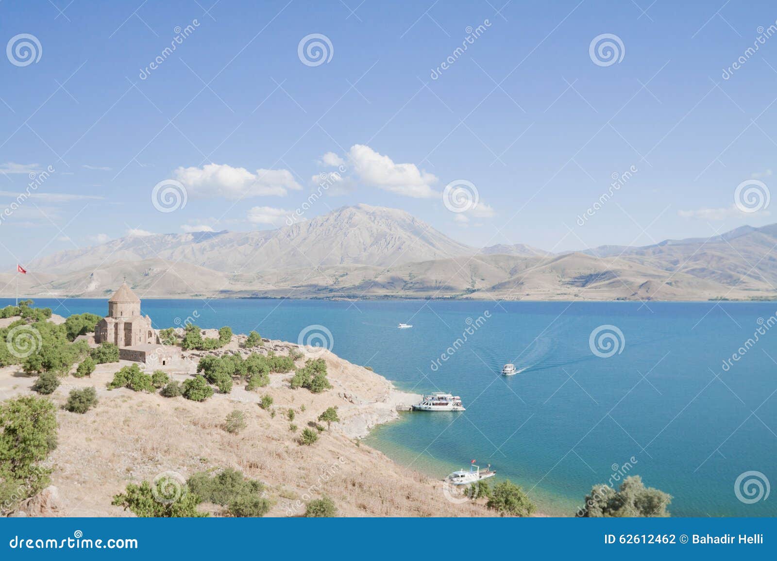 Akdamar Island stock photo. Image of medieval, culture - 62612462