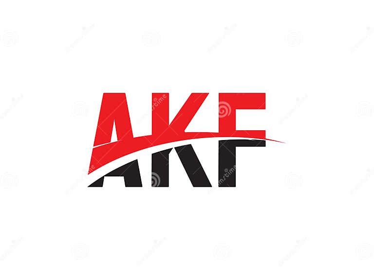 AKF Letter Initial Logo Design Vector Illustration Stock Vector ...
