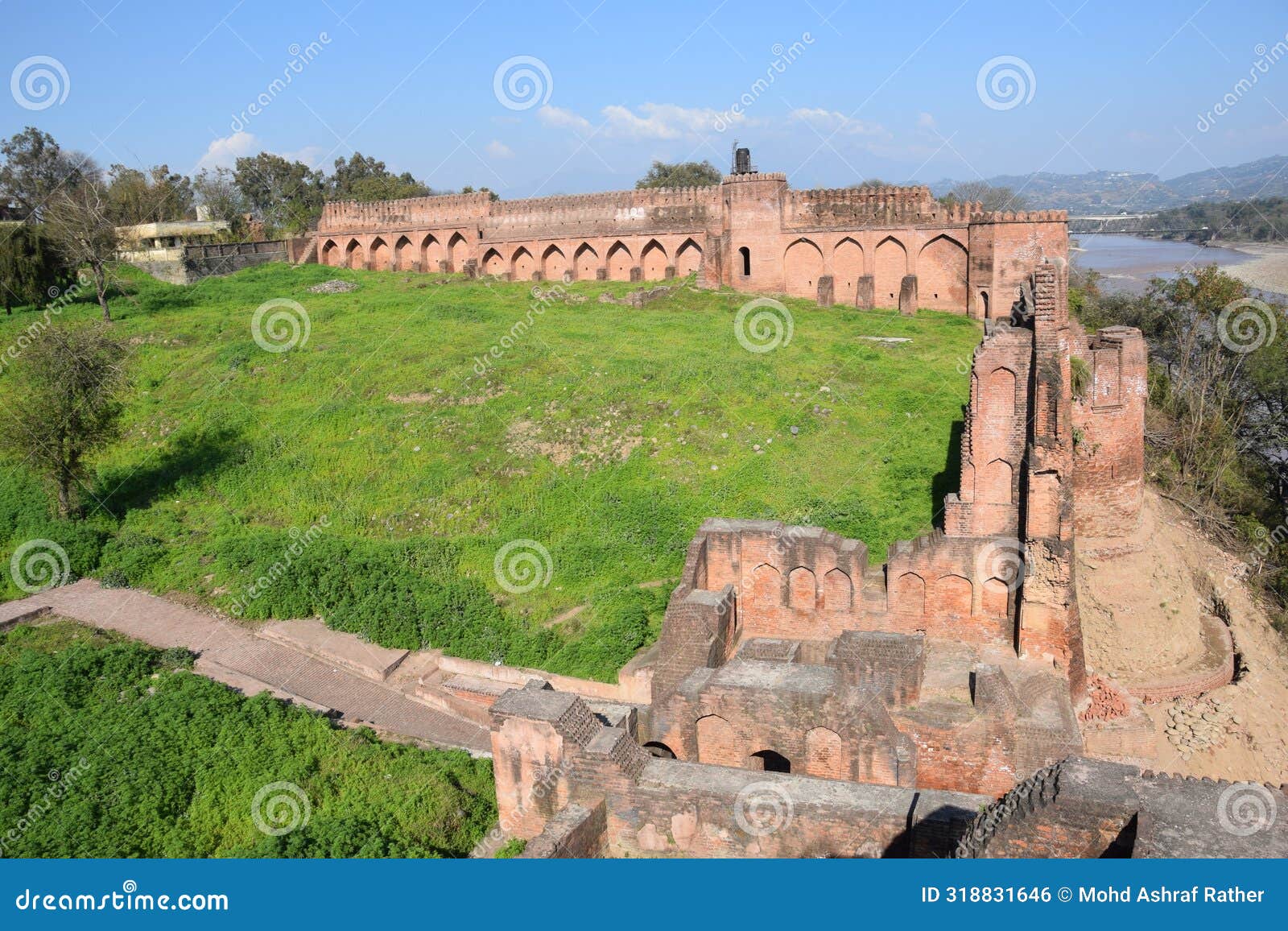 Akhnoor Fort Jammu and Kashmir Editorial Photo - Image of view, jammu ...