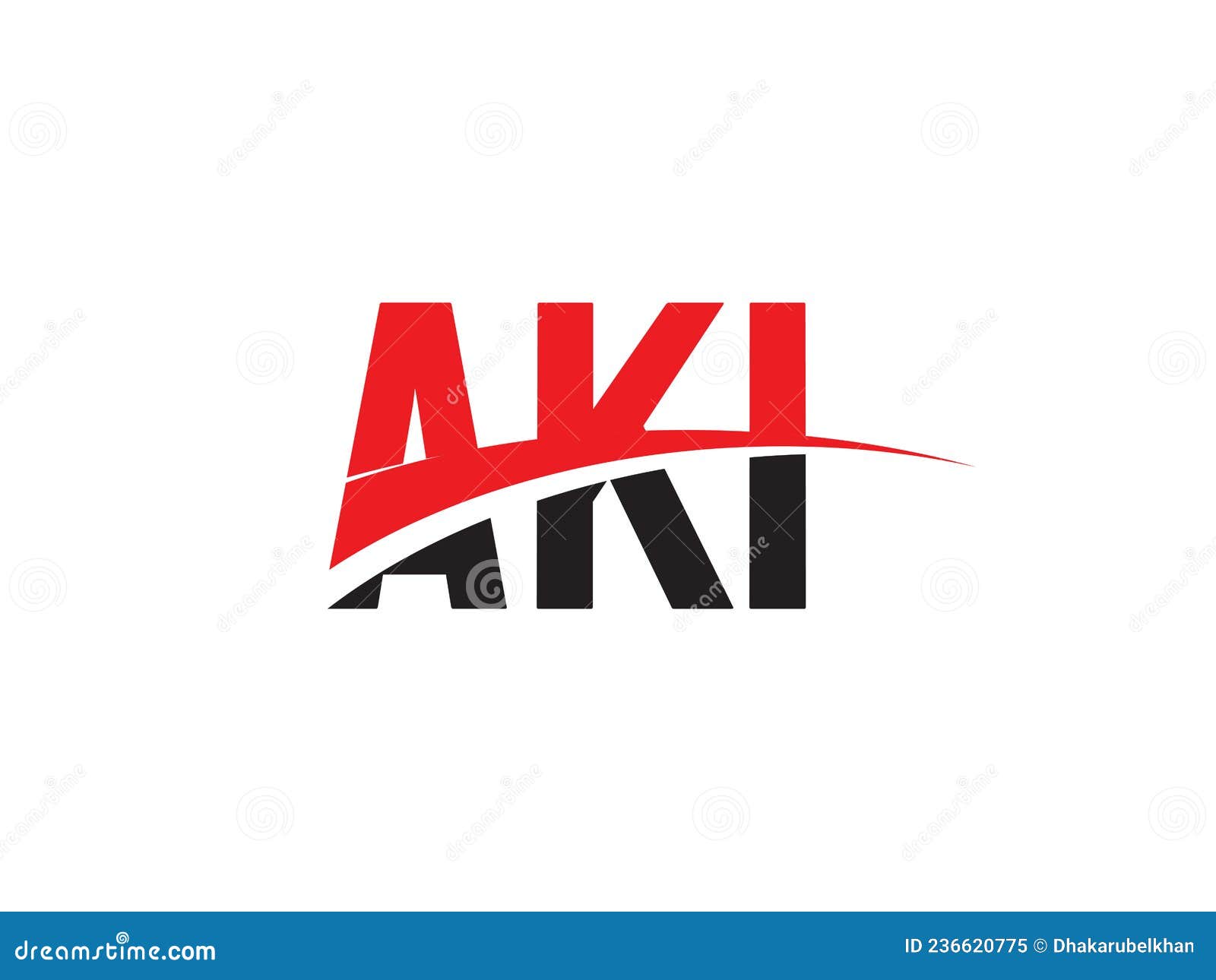 AKI Letter Initial Logo Design Vector Illustration Stock Vector ...