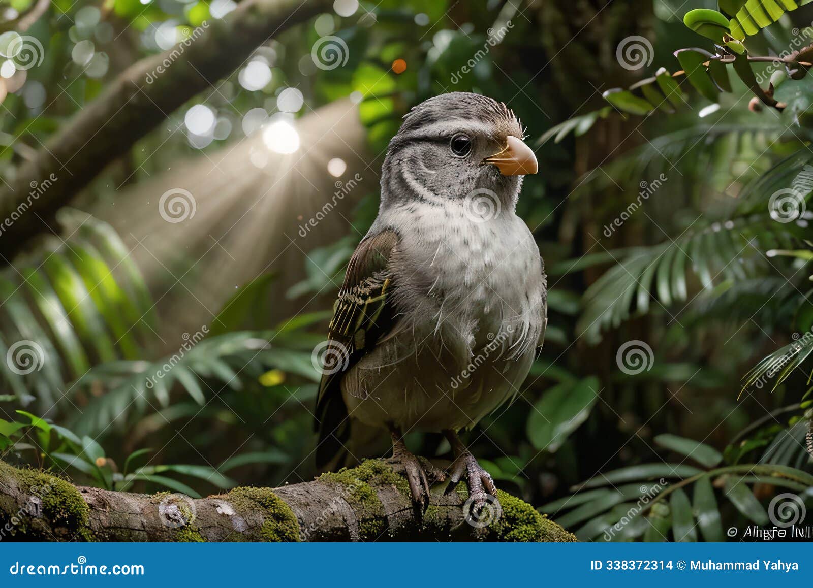 Akikiki, a Small, Endangered Hawaiian Forest Bird Stock Illustration ...