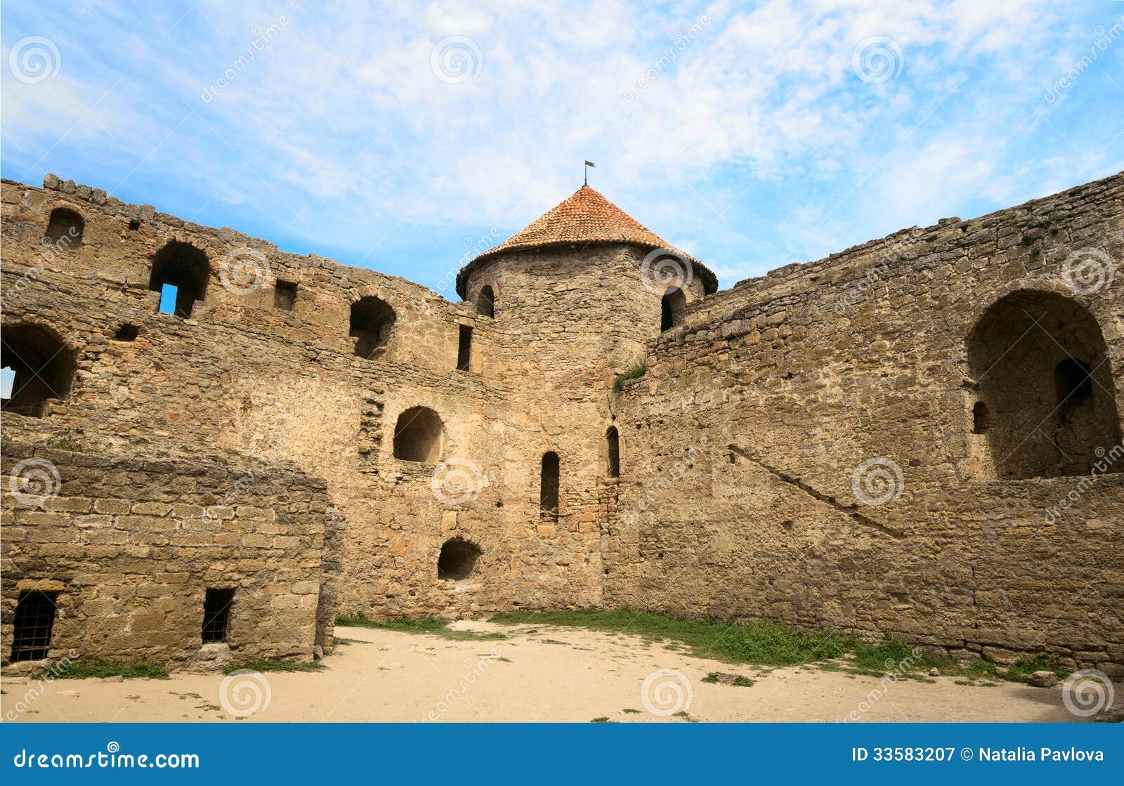Akkerman fortress, Ukraine stock image. Image of fortress - 33583207