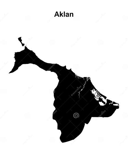 Aklan outline map stock illustration. Illustration of aklan - 360617169