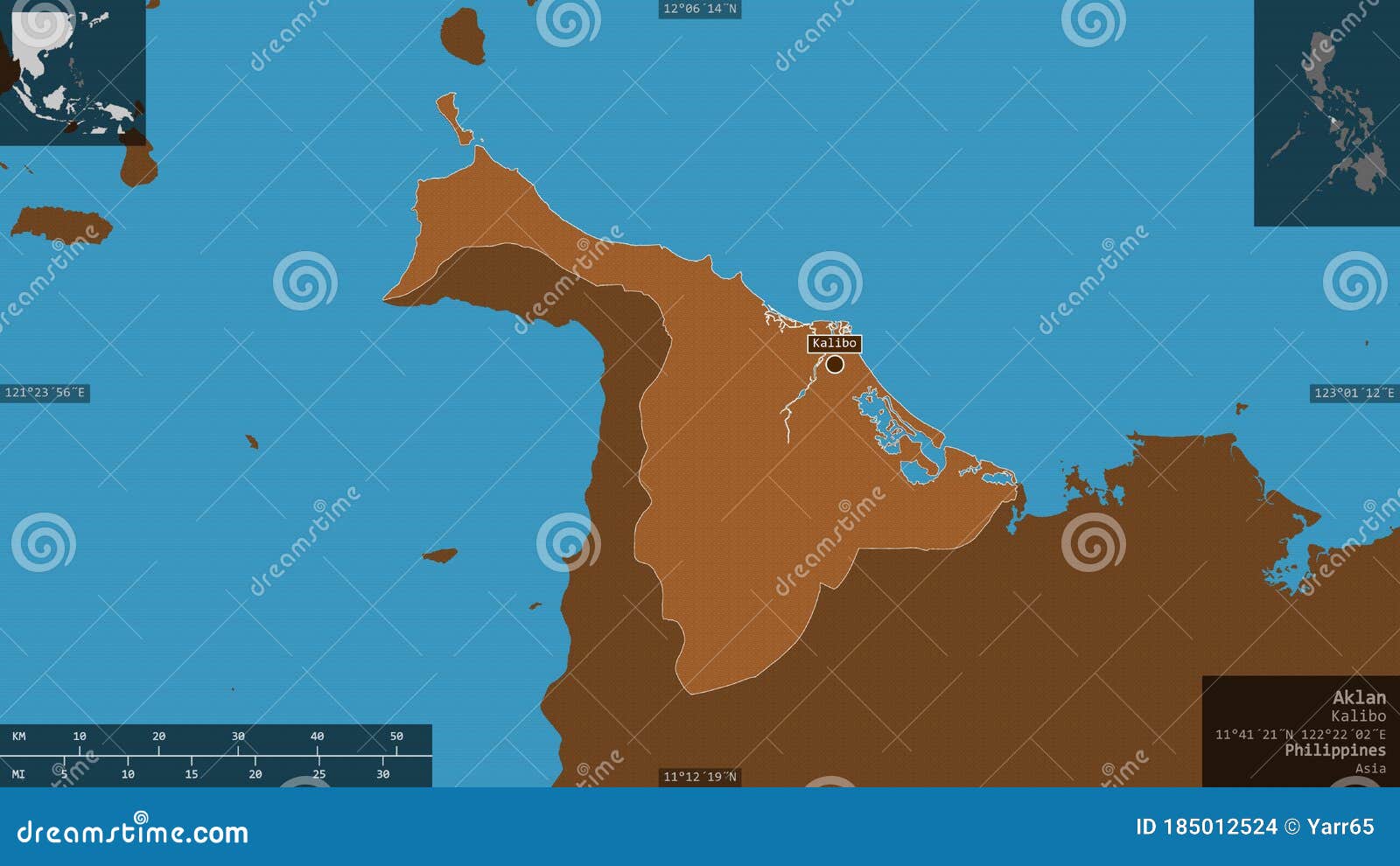 Aklan, Philippines - Composition. Pattern Stock Illustration ...