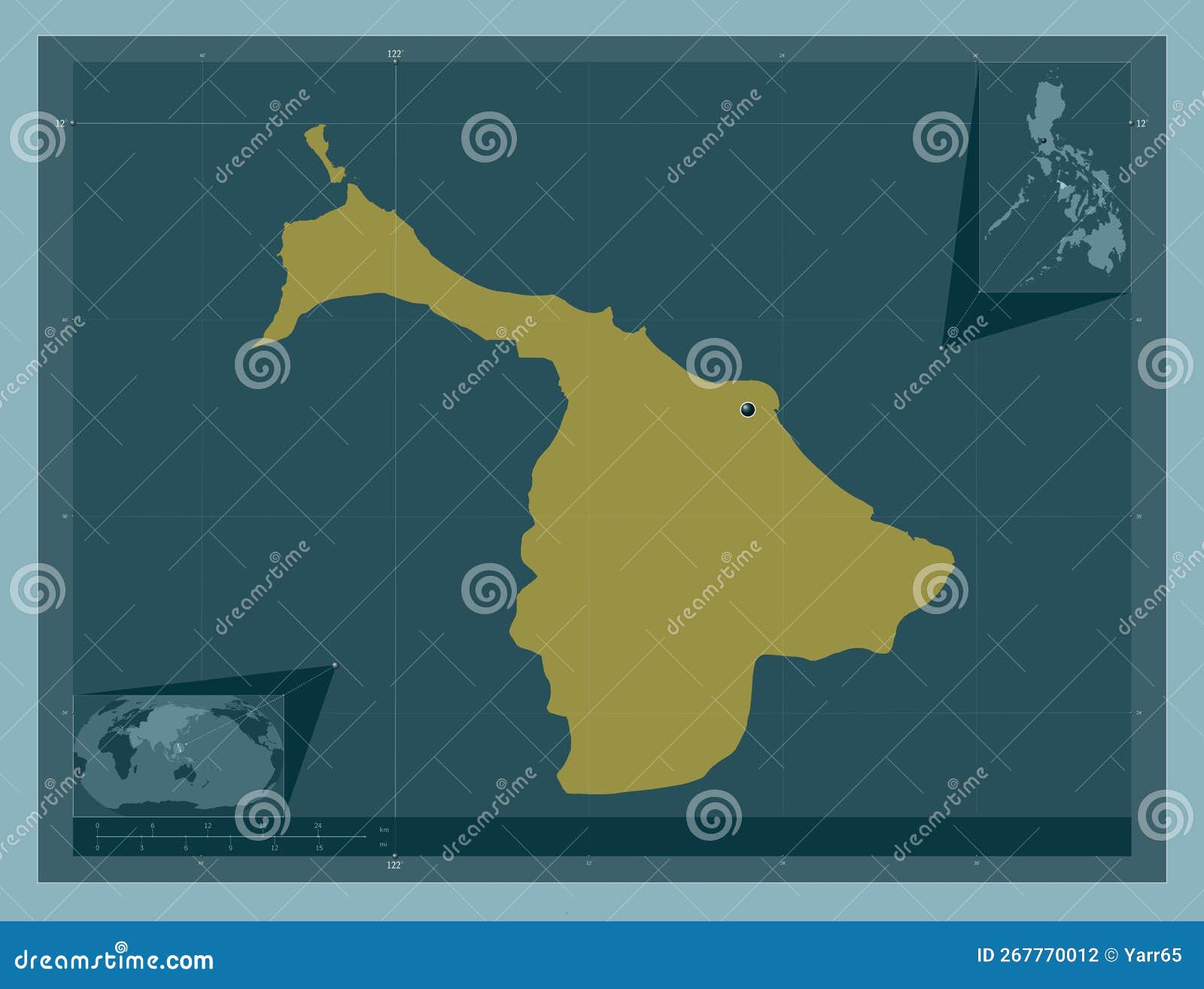 Aklan, Philippines. Solid. Capital Stock Illustration - Illustration of ...
