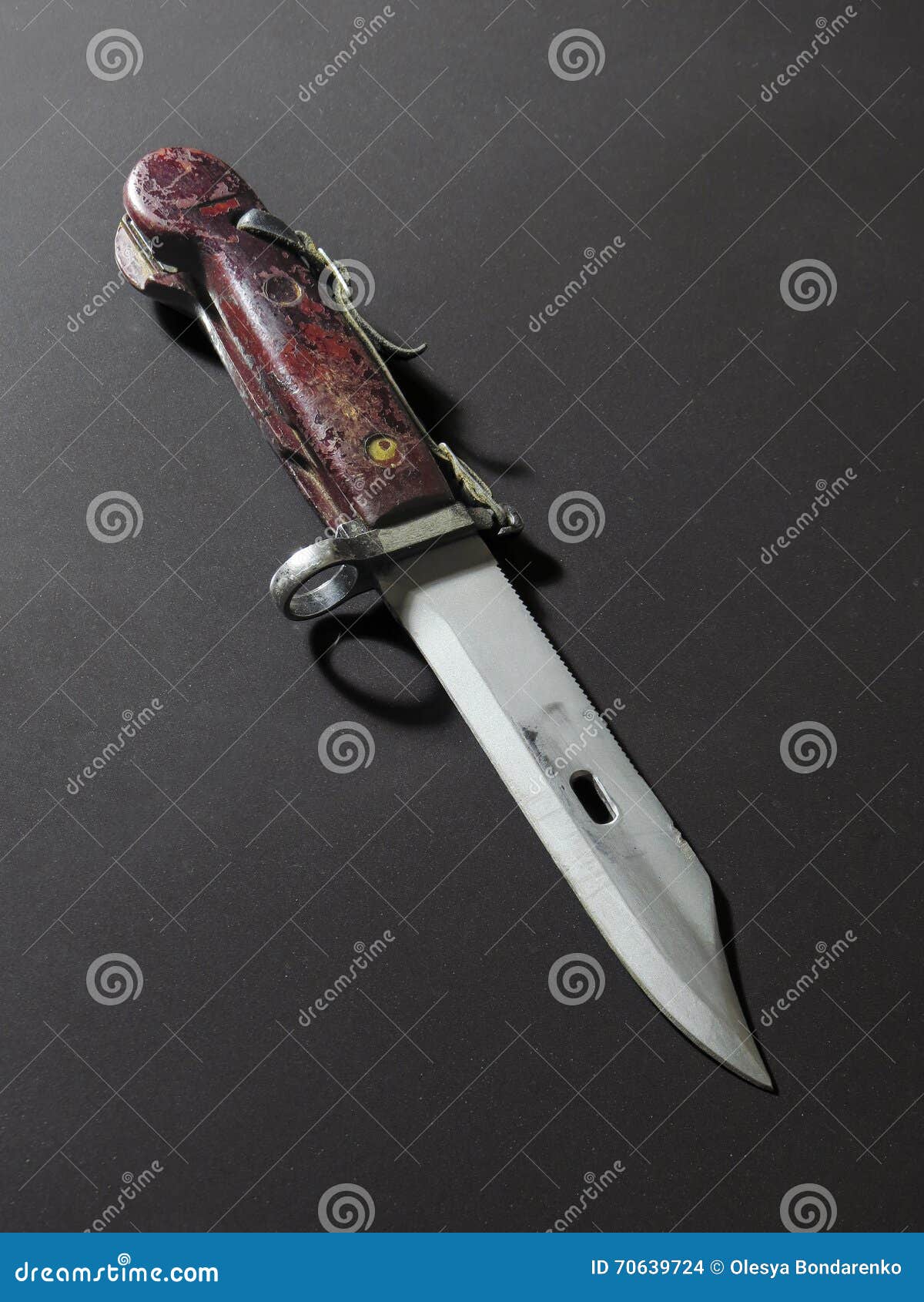 AKM bayonet knife stock photo. Image of gray, tourist - 70639724