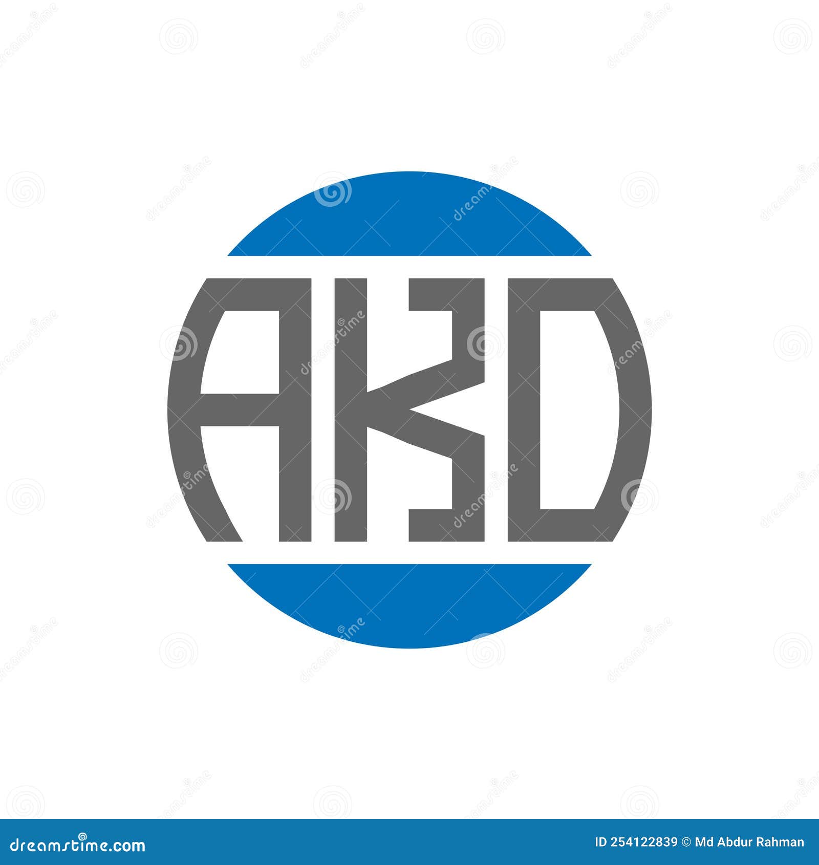 AKO Letter Logo Design on White Background. AKO Creative Initials ...