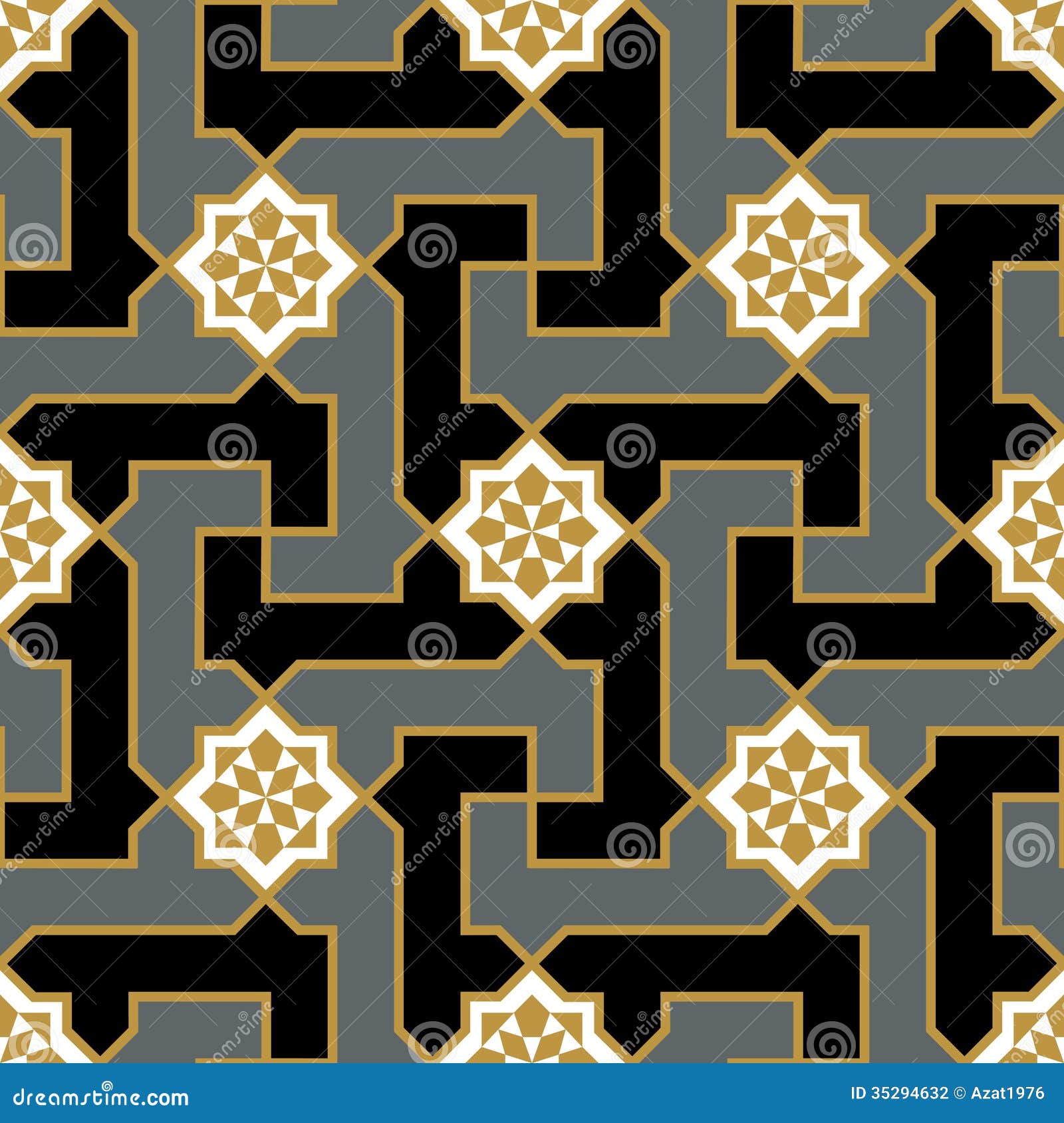 Akram Seamless Pattern stock vector. Illustration of seamless - 35294632