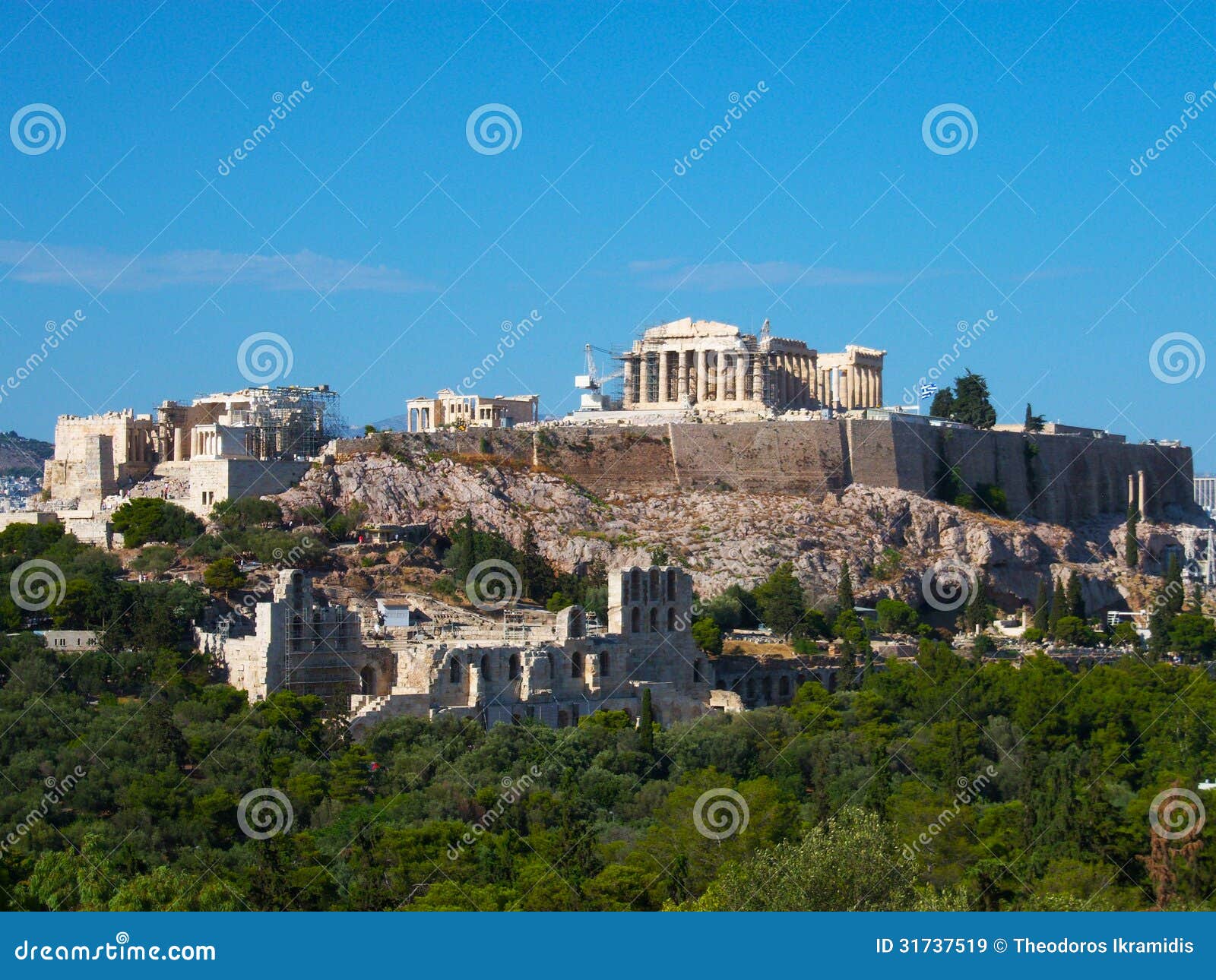 Akropol obraz stock. Obraz złożonej z kultura, historia - 31737519