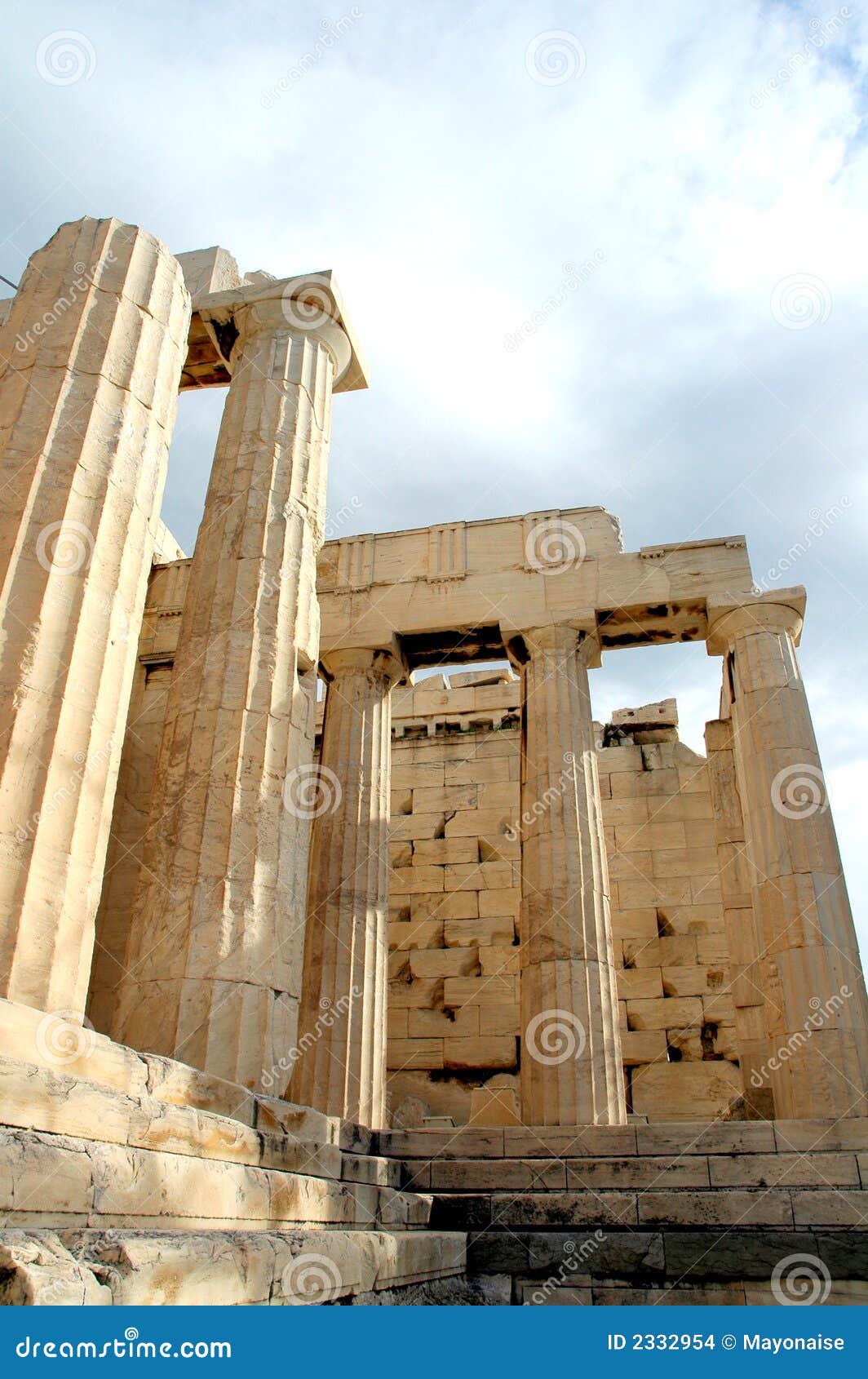 Akropol Athens zdjęcie stock. Obraz złożonej z bogini - 2332954