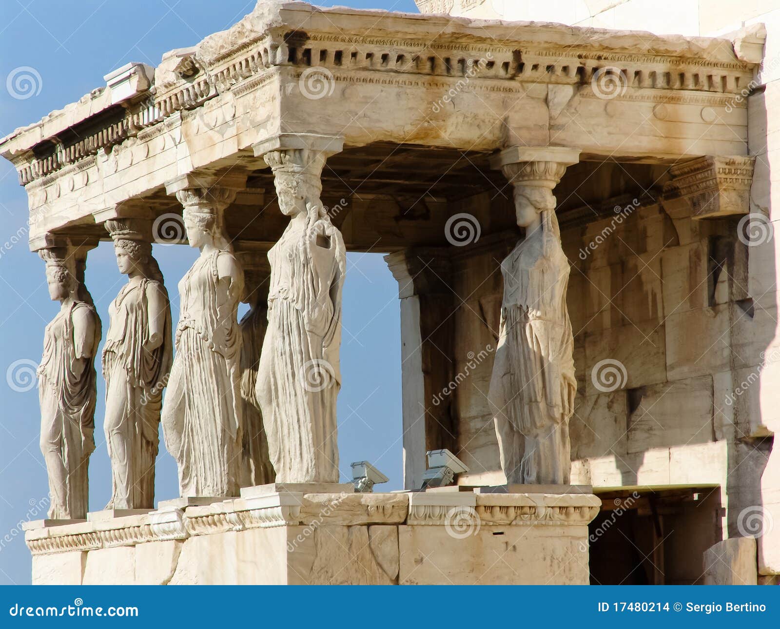 Parthenon-Tempel in Griechenland Stockfoto - Bild von akropolis ...