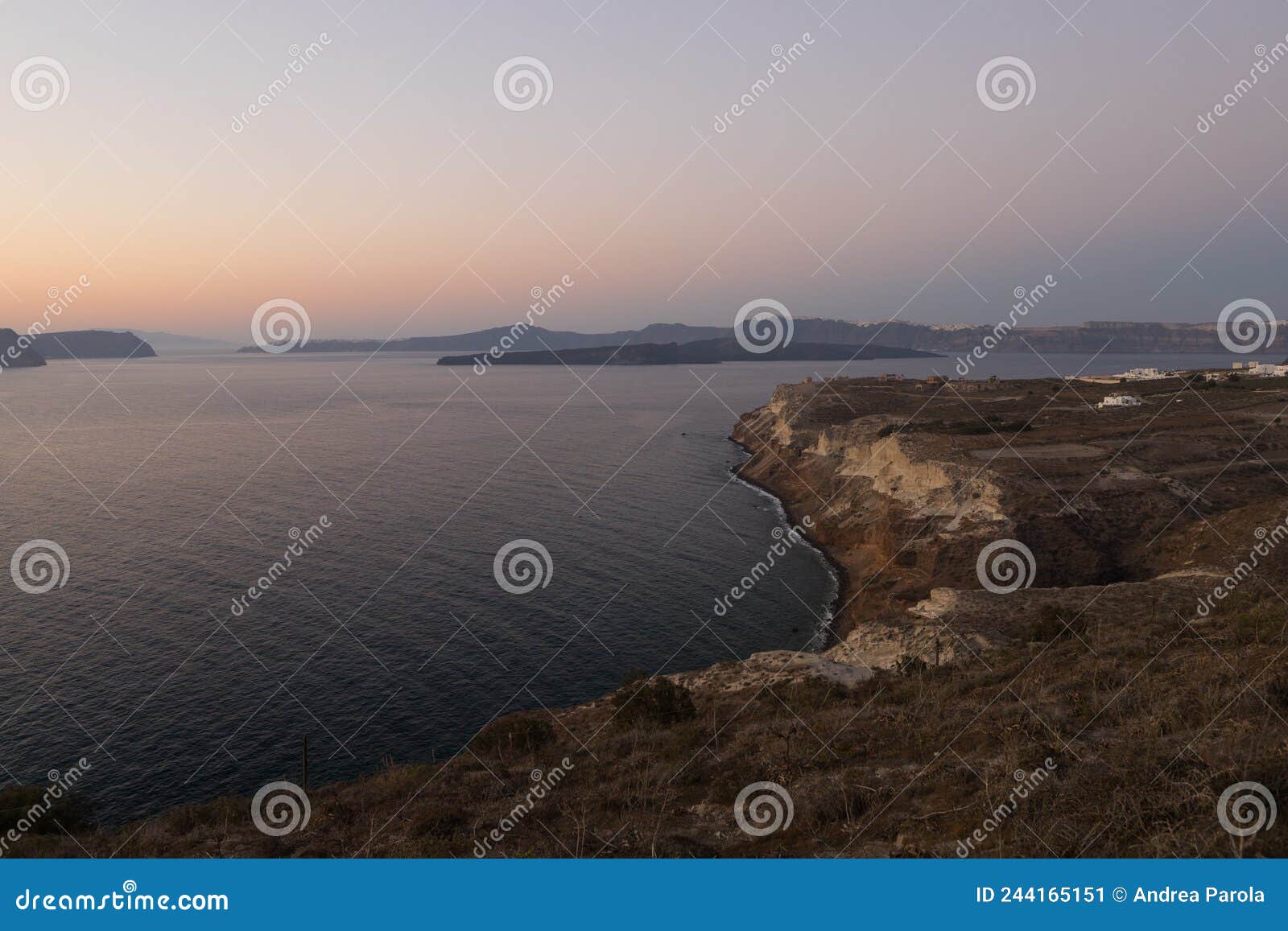 Akrotiri bay stock image. Image of hill, beautiful, equipment - 244165151