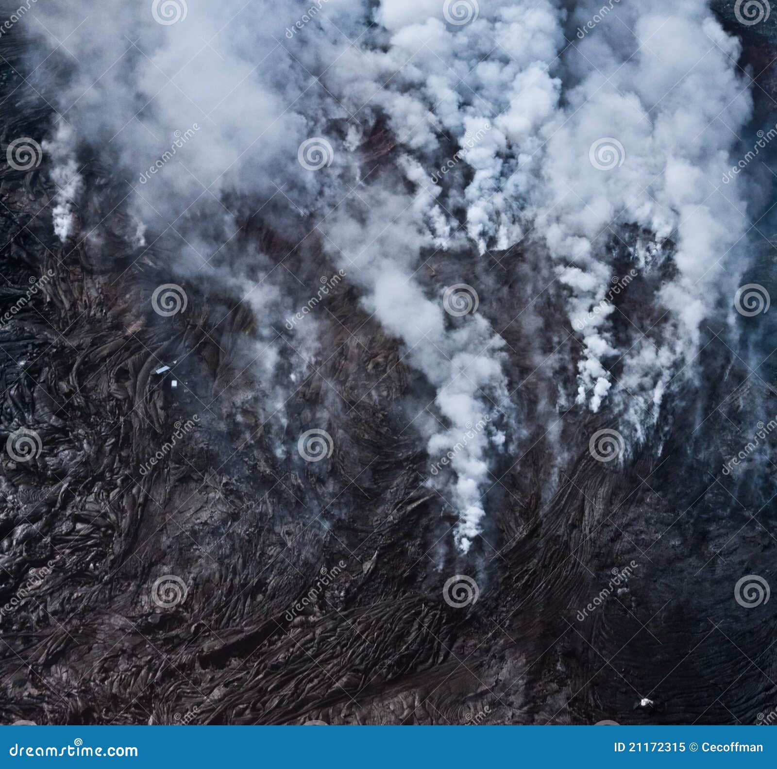 Aktive Vulkanische Landschaft Stockbild - Bild von insel, vulkan: 21172315
